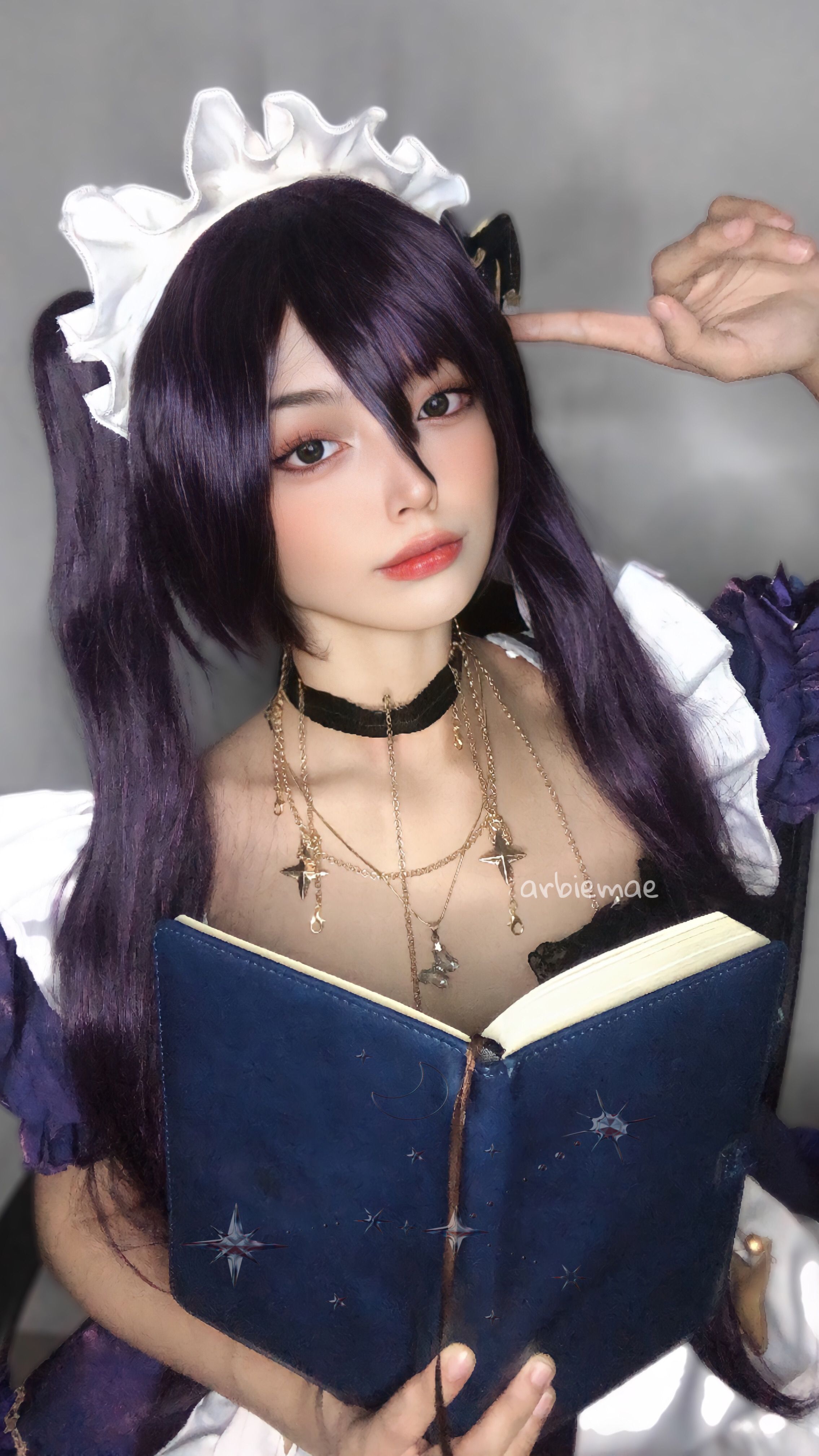 Mona maid cosplay Genshin Impact | HoYoLAB