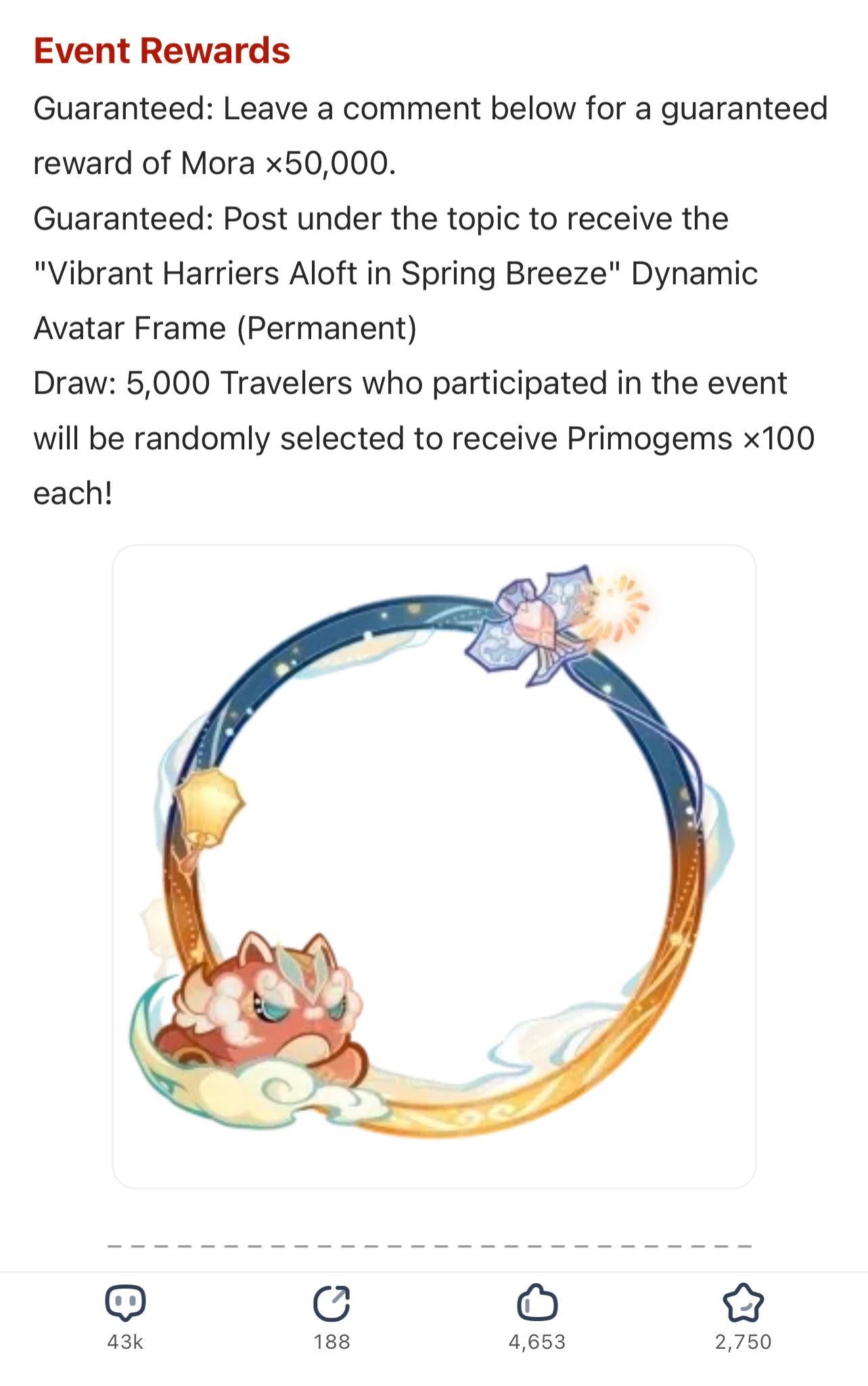 I want the cute frame Genshin Impact | HoYoLAB