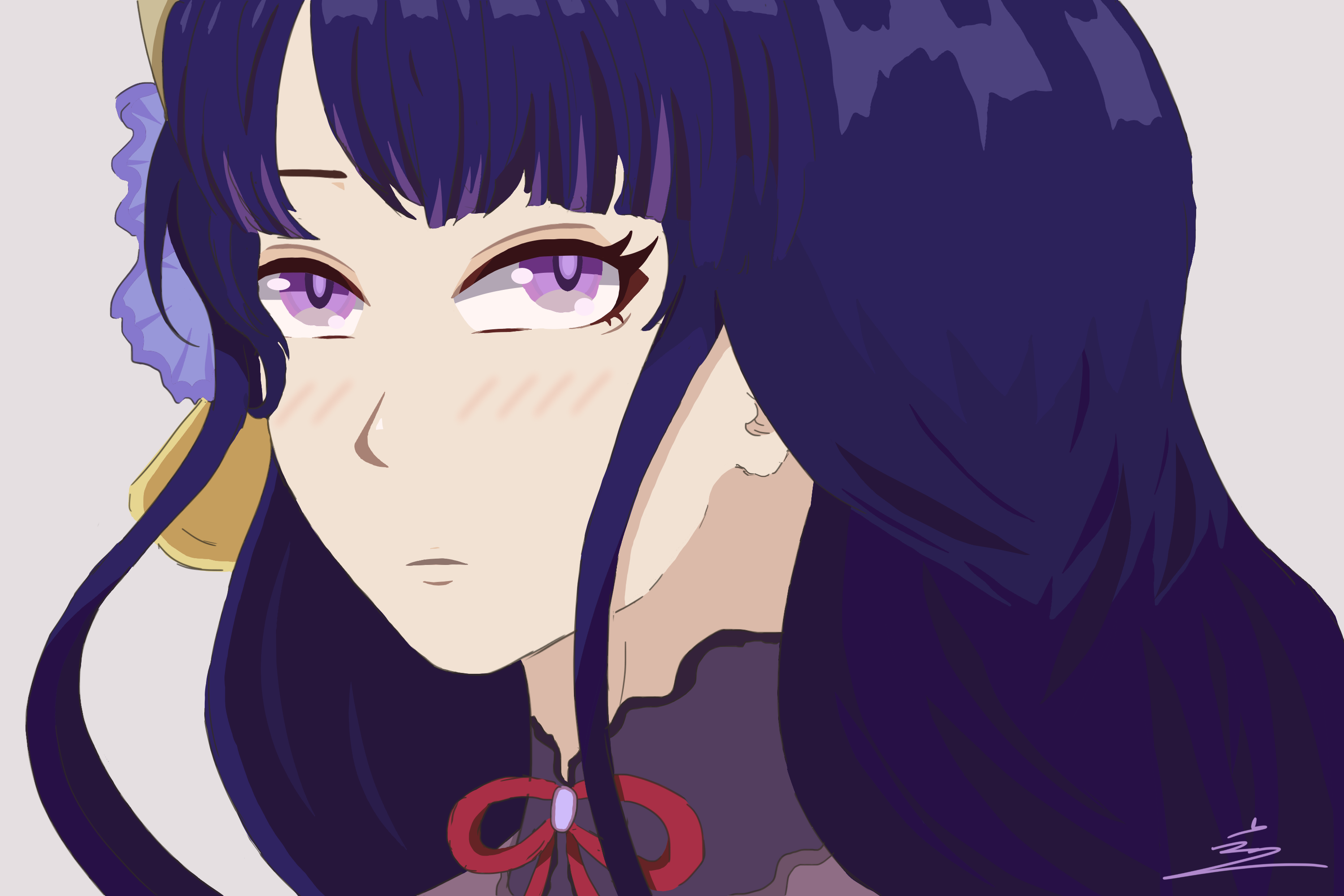 Raiden fanart Genshin Impact | HoYoLAB