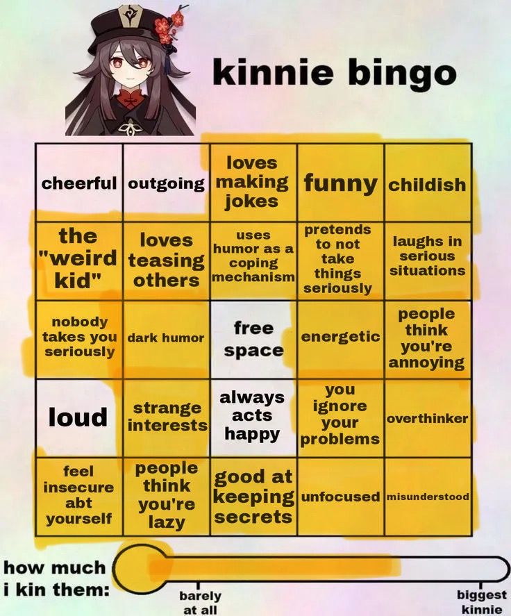 Kinnie bingo 😘😘 Genshin Impact | HoYoLAB