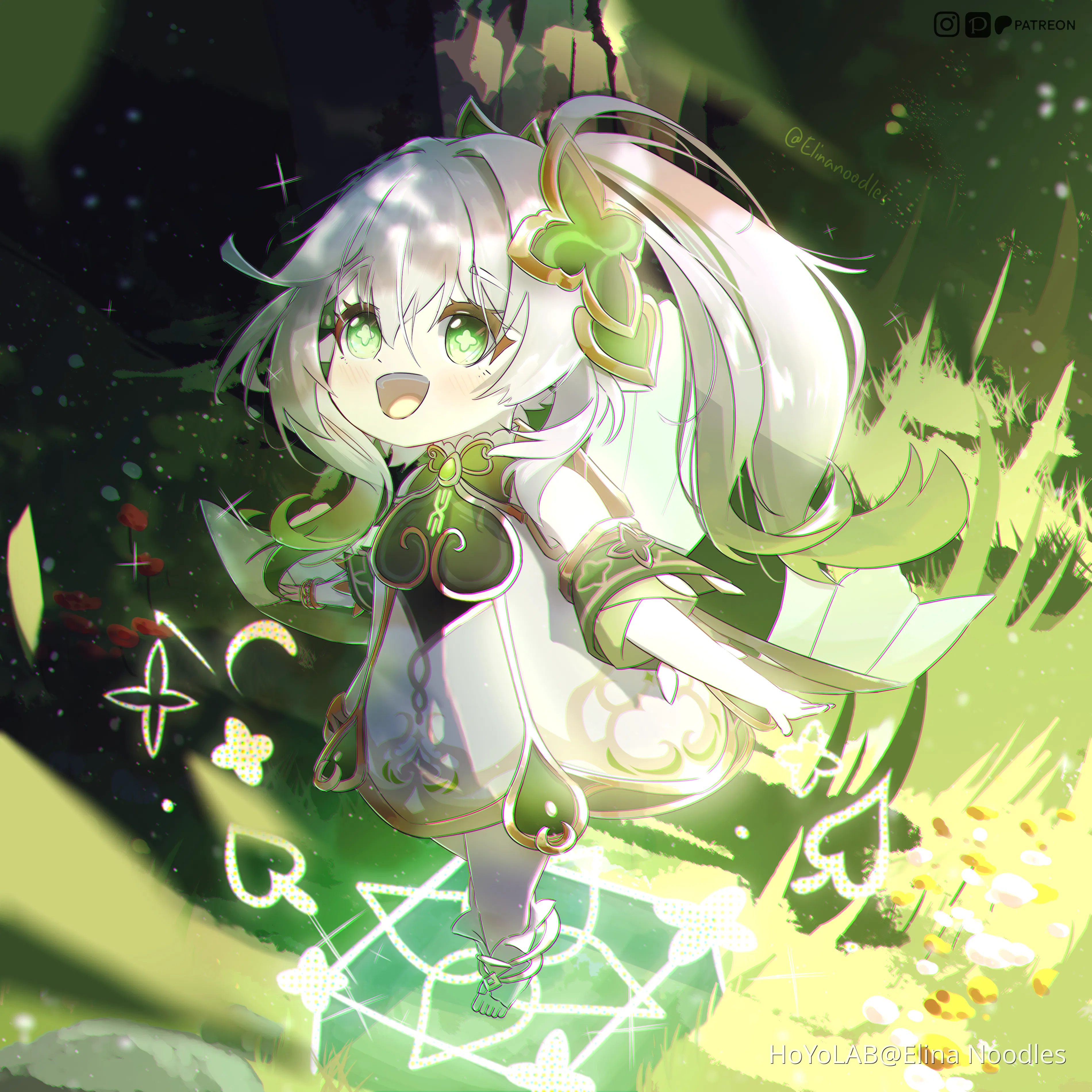 Original Nahida fanart, contest submission for "Physic of Purity ...