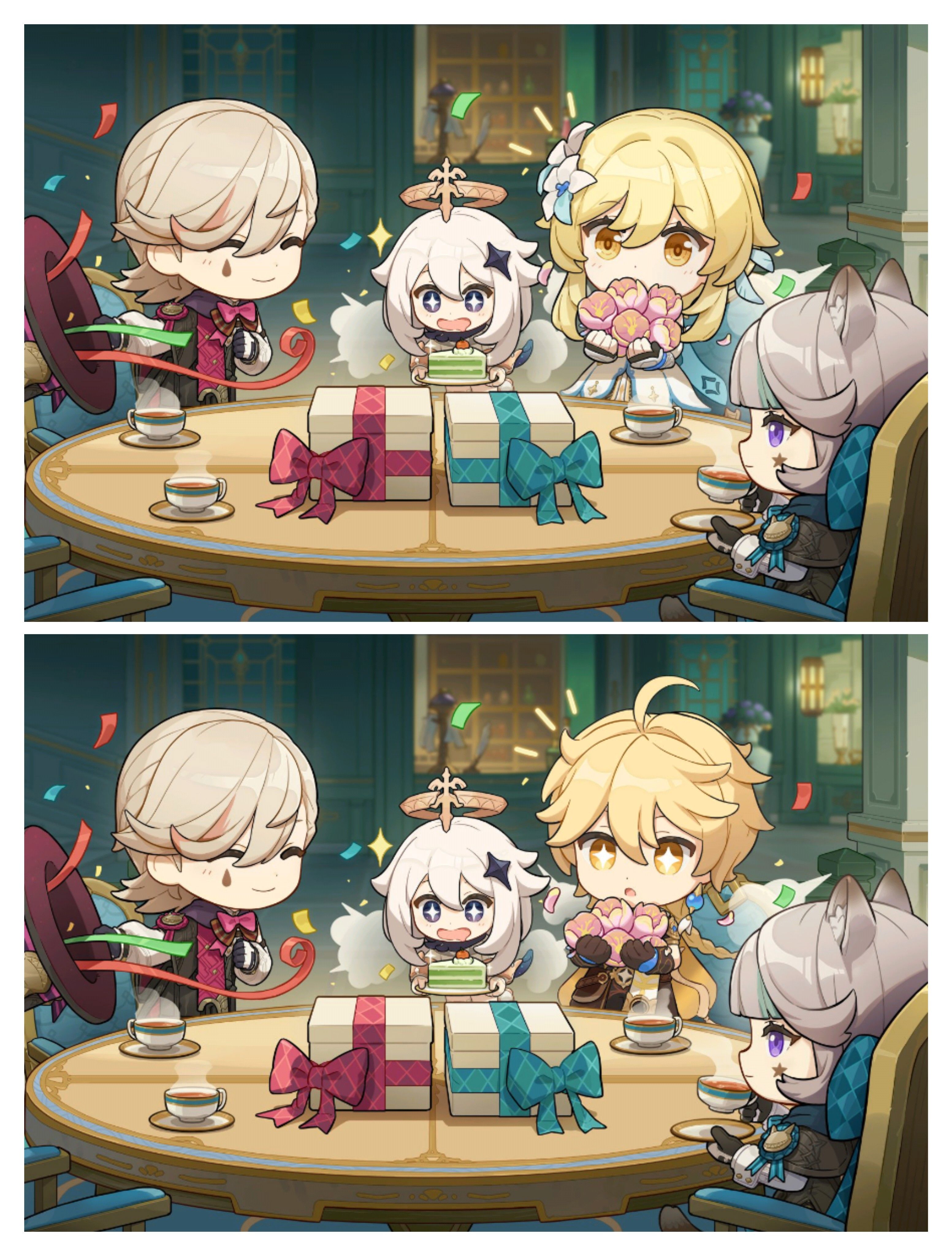 Happy Birthday Lyney & Lynette!! 2024 Web Event Comparison Genshin ...