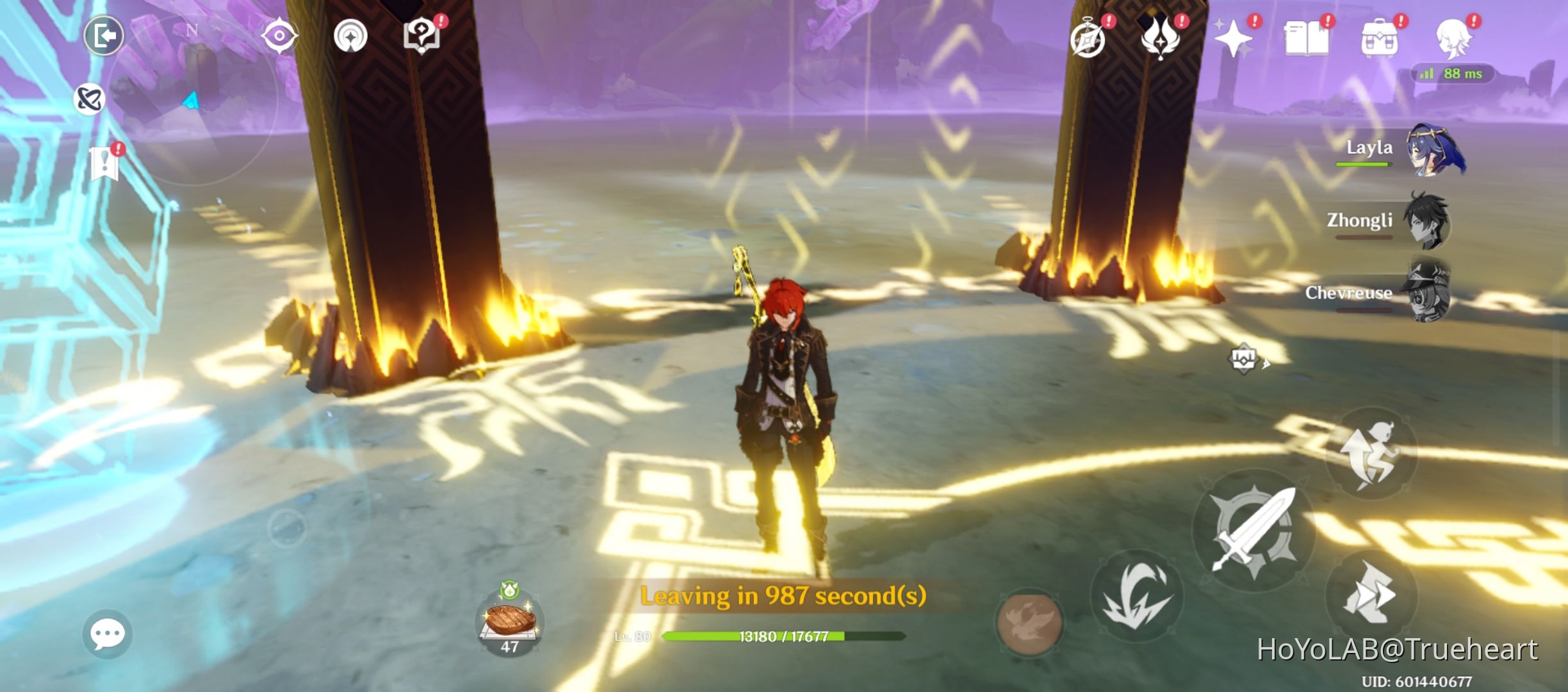 Diluc and Layla vs Azdaha Genshin Impact | HoYoLAB