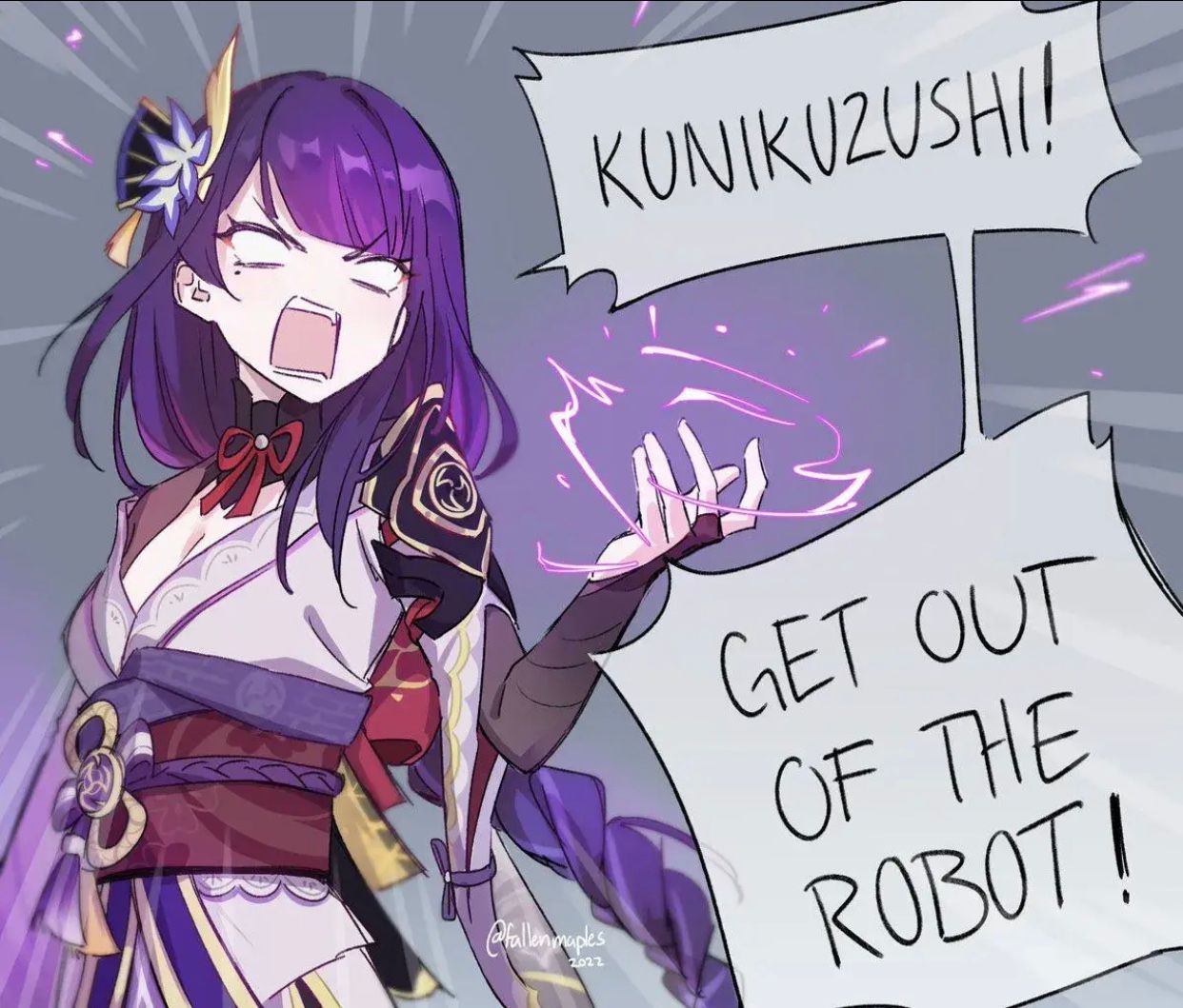 Raiden and Scaramouche Genshin Impact | HoYoLAB