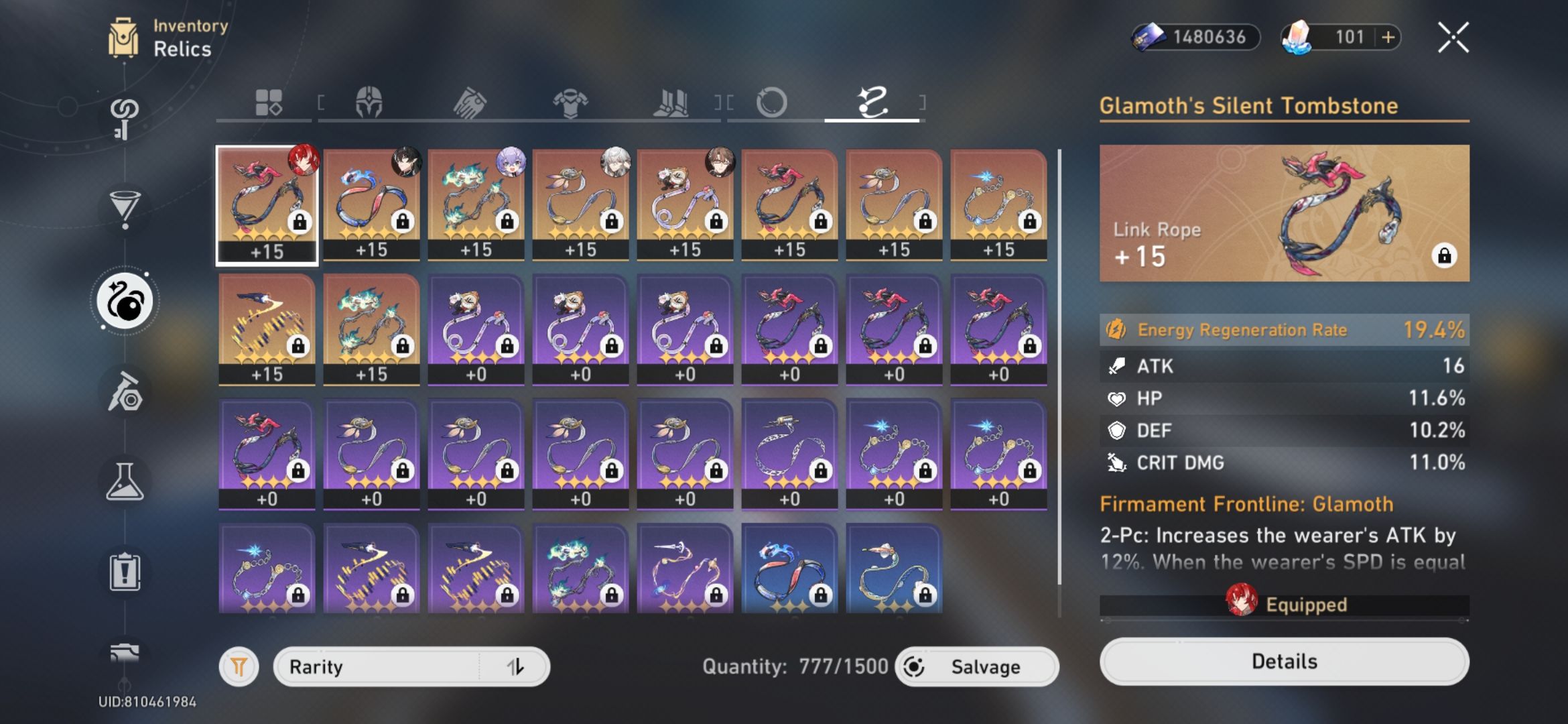 MY ENERGY REGENERATION ROPES Honkai: Star Rail | HoYoLAB