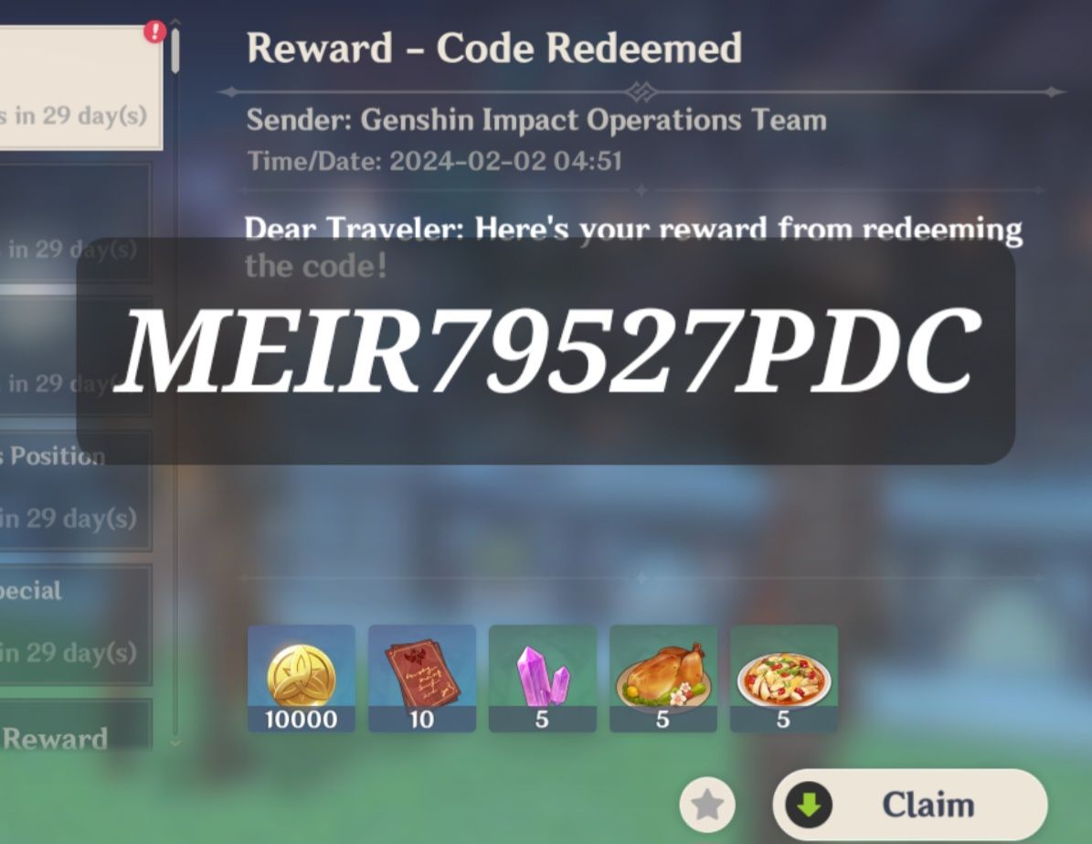 3 New Redemption Codes for Version 4.4 (🪙Mora🪙 and 📕Experience Books📕 ...