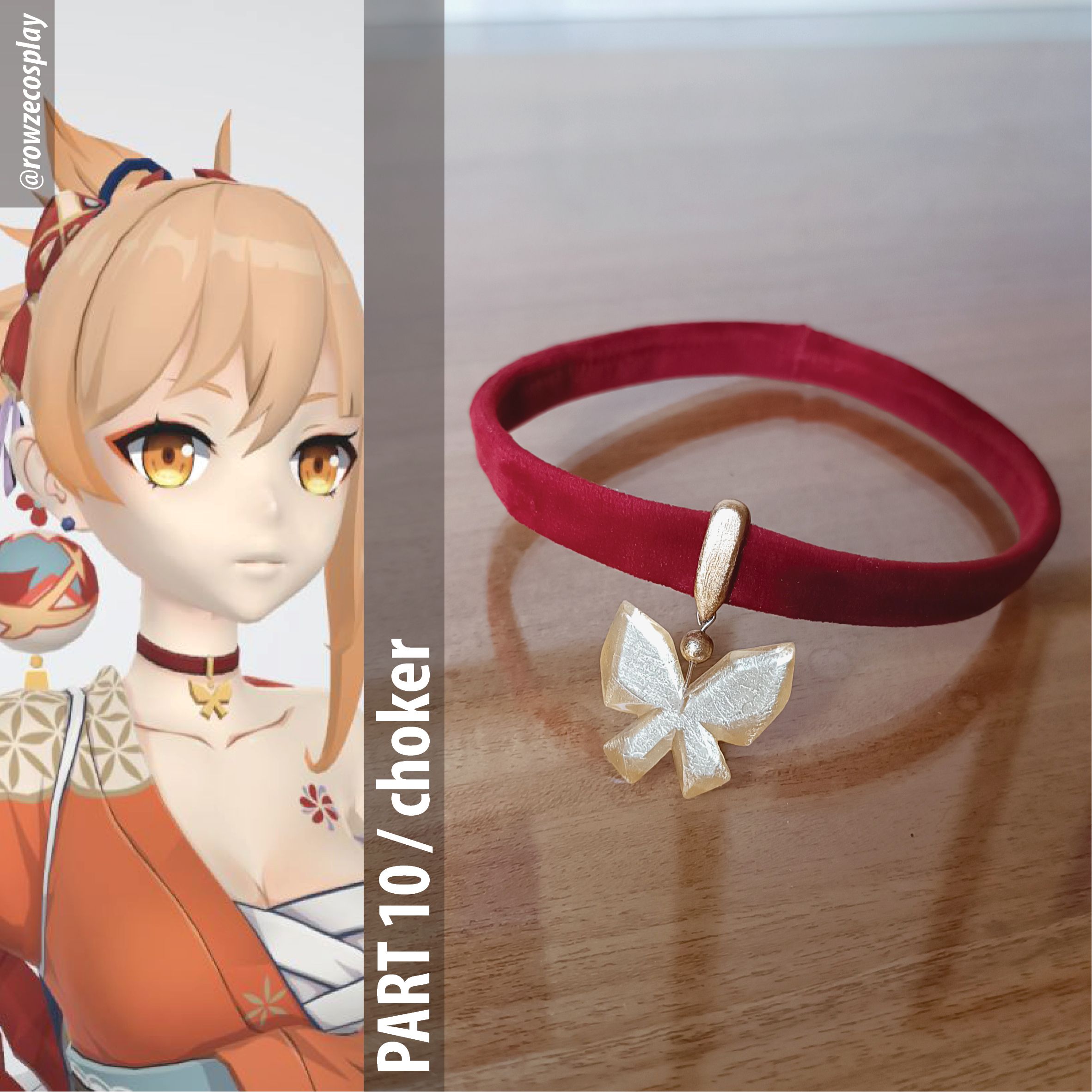 MAKING A YOIMIYA COSPLAY - Part 10 - Choker Genshin Impact | HoYoLAB