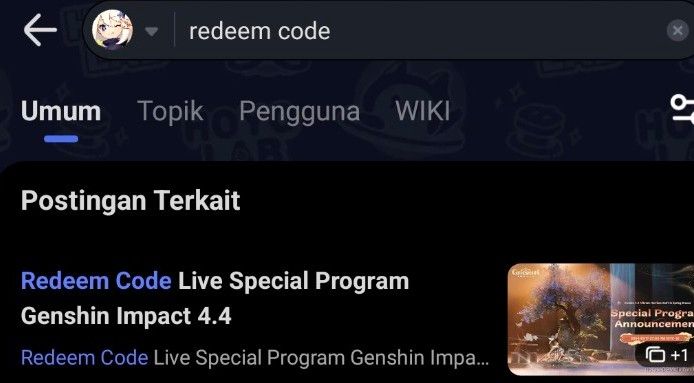 menu redeem code di hoyolab carinya gimana bang Genshin Impact | HoYoLAB