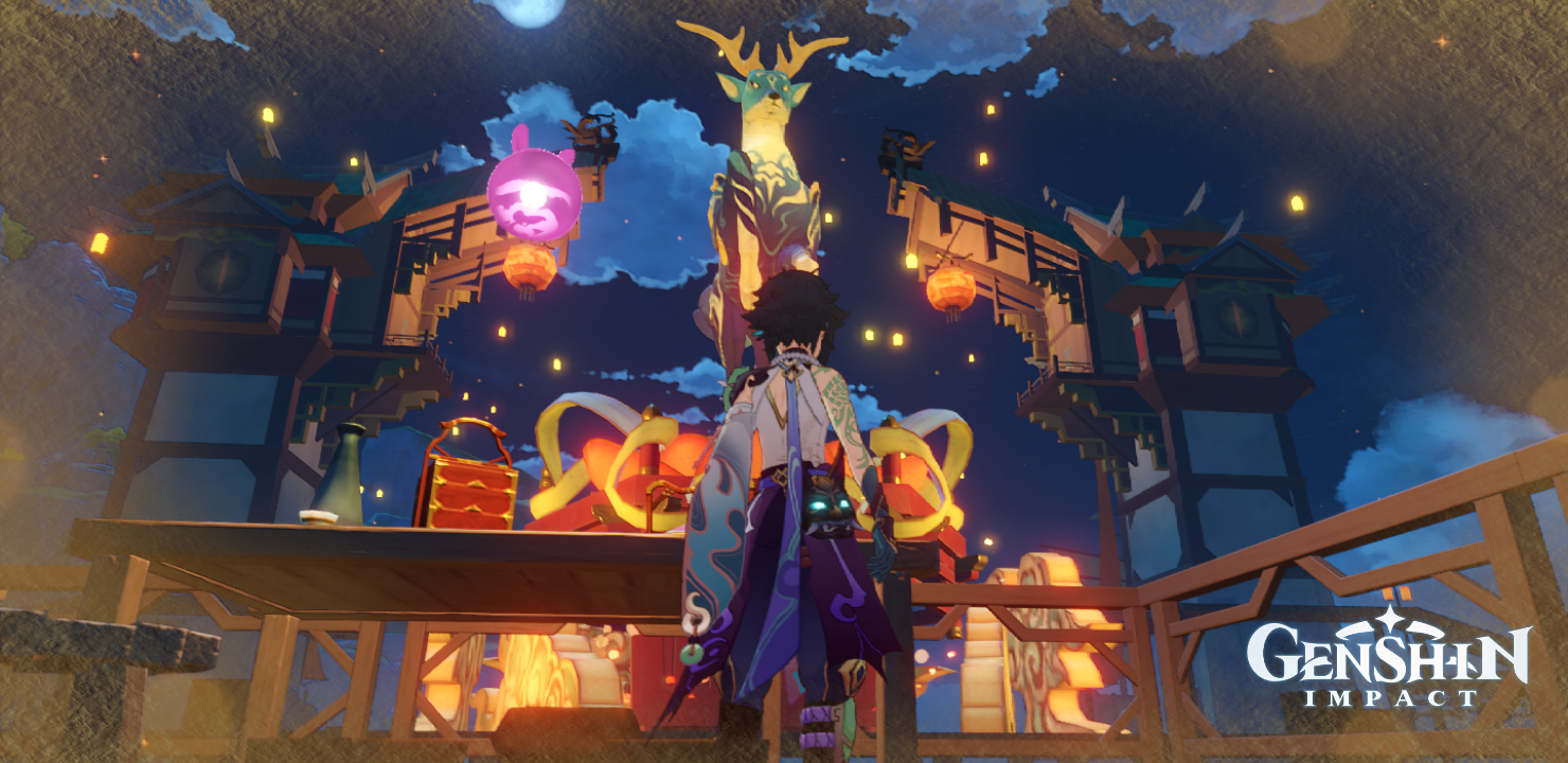 throwback to the first lantern rite Genshin Impact | HoYoLAB
