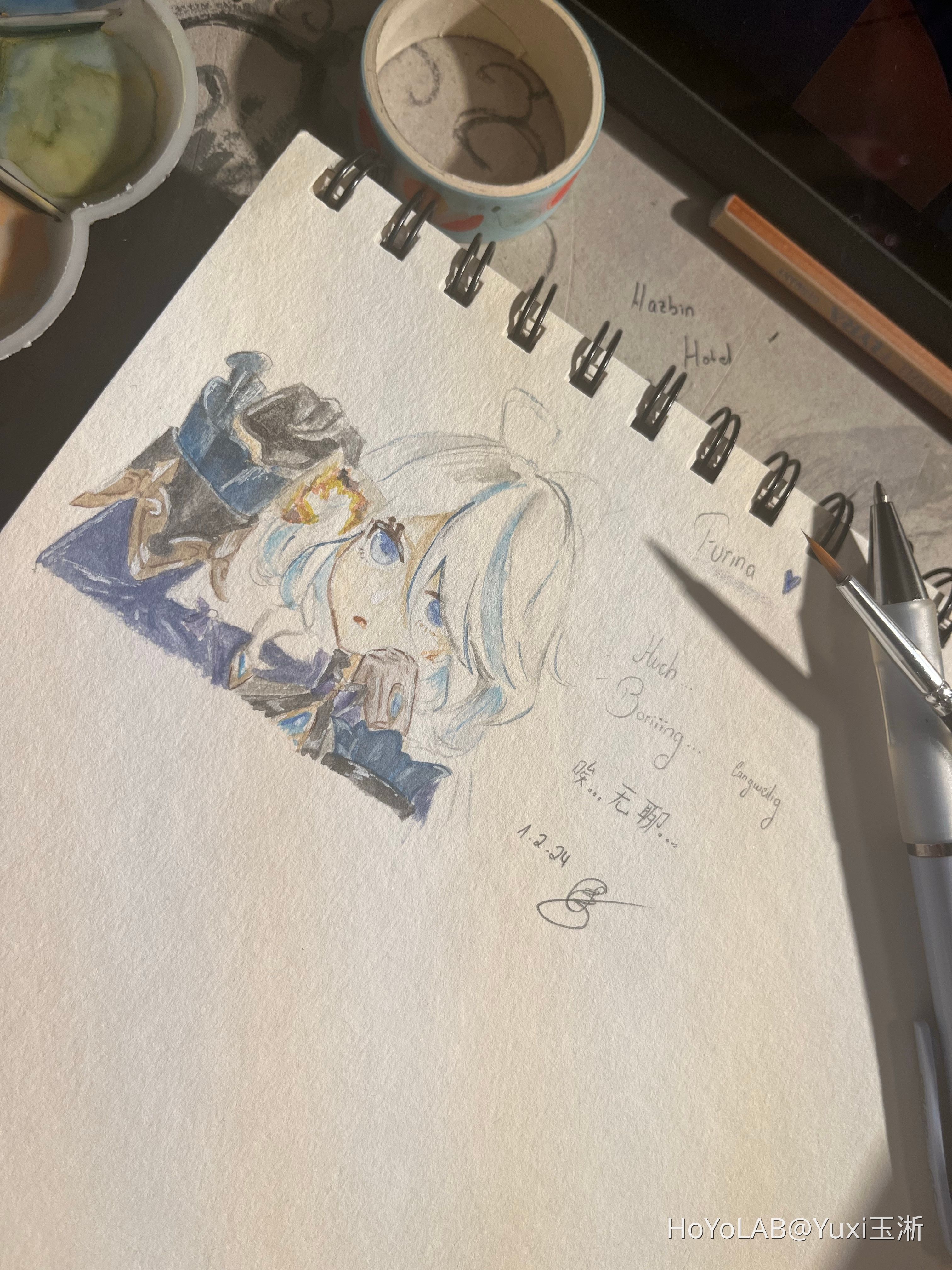 Furina Fan art ☀️ 💧 (again) Genshin Impact | HoYoLAB