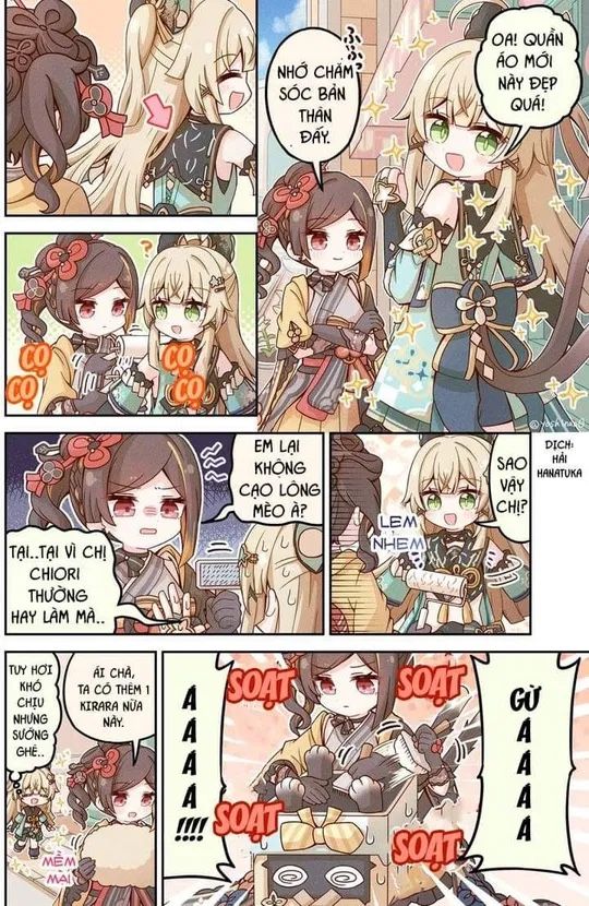 Chiori chảy lông mèo Genshin Impact | HoYoLAB