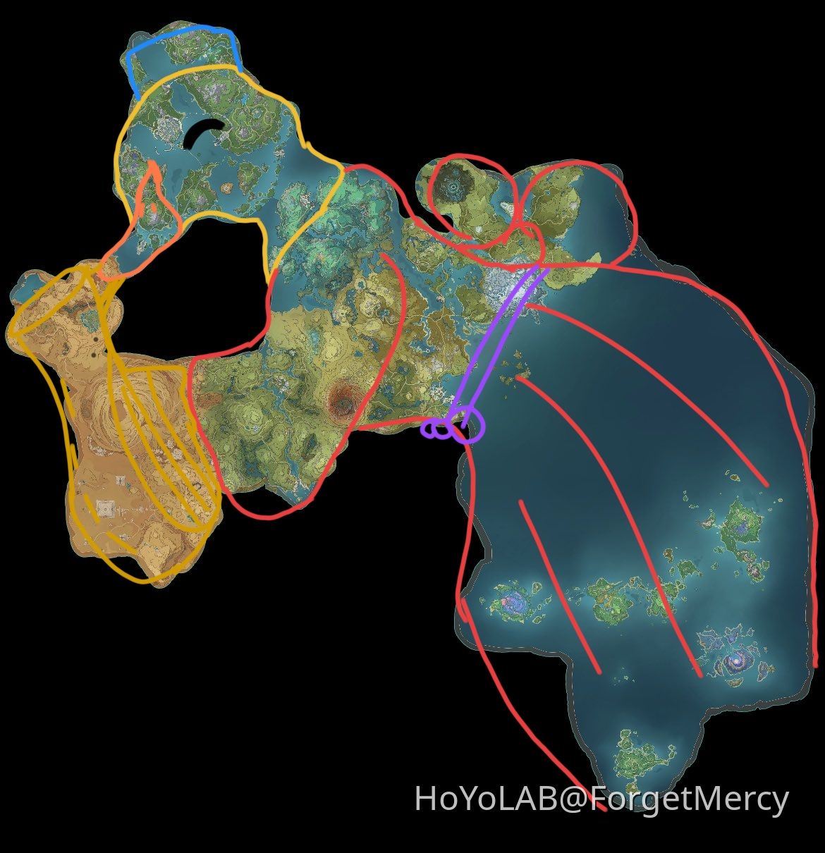 The map as 4.4 Genshin Impact | HoYoLAB