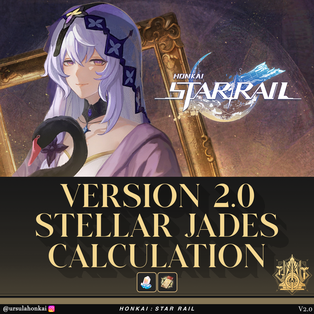 [Version 2.0] Stellar Jades Calculation Honkai: Star Rail | HoYoLAB