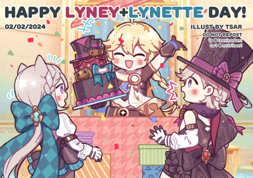 HAPPY LYNEY & LYNETTE DAY! Genshin Impact | HoYoLAB