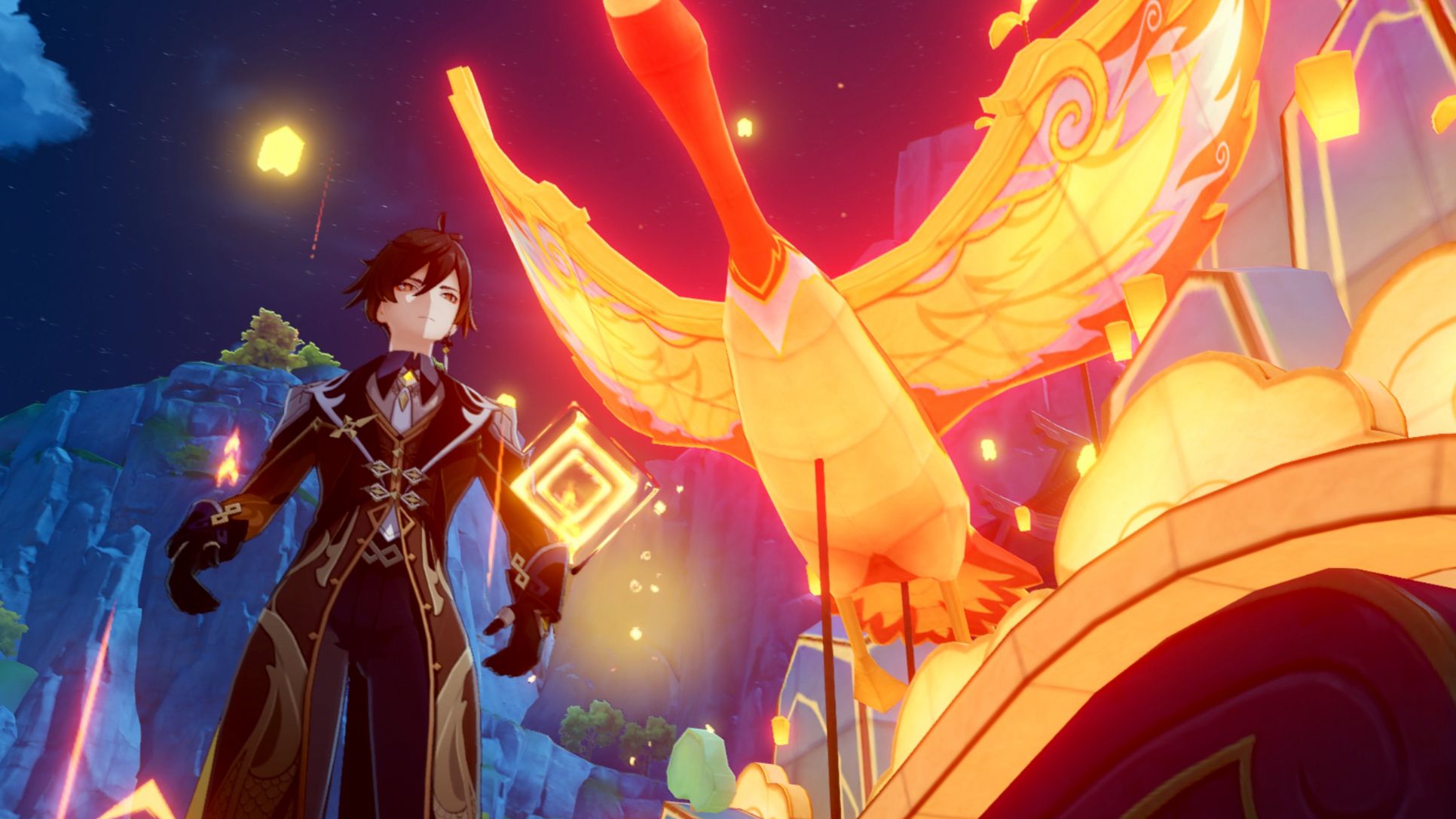 I Would Love to Spend the Lantern Rite with Zhongli... 🏮 Genshin Impact ...