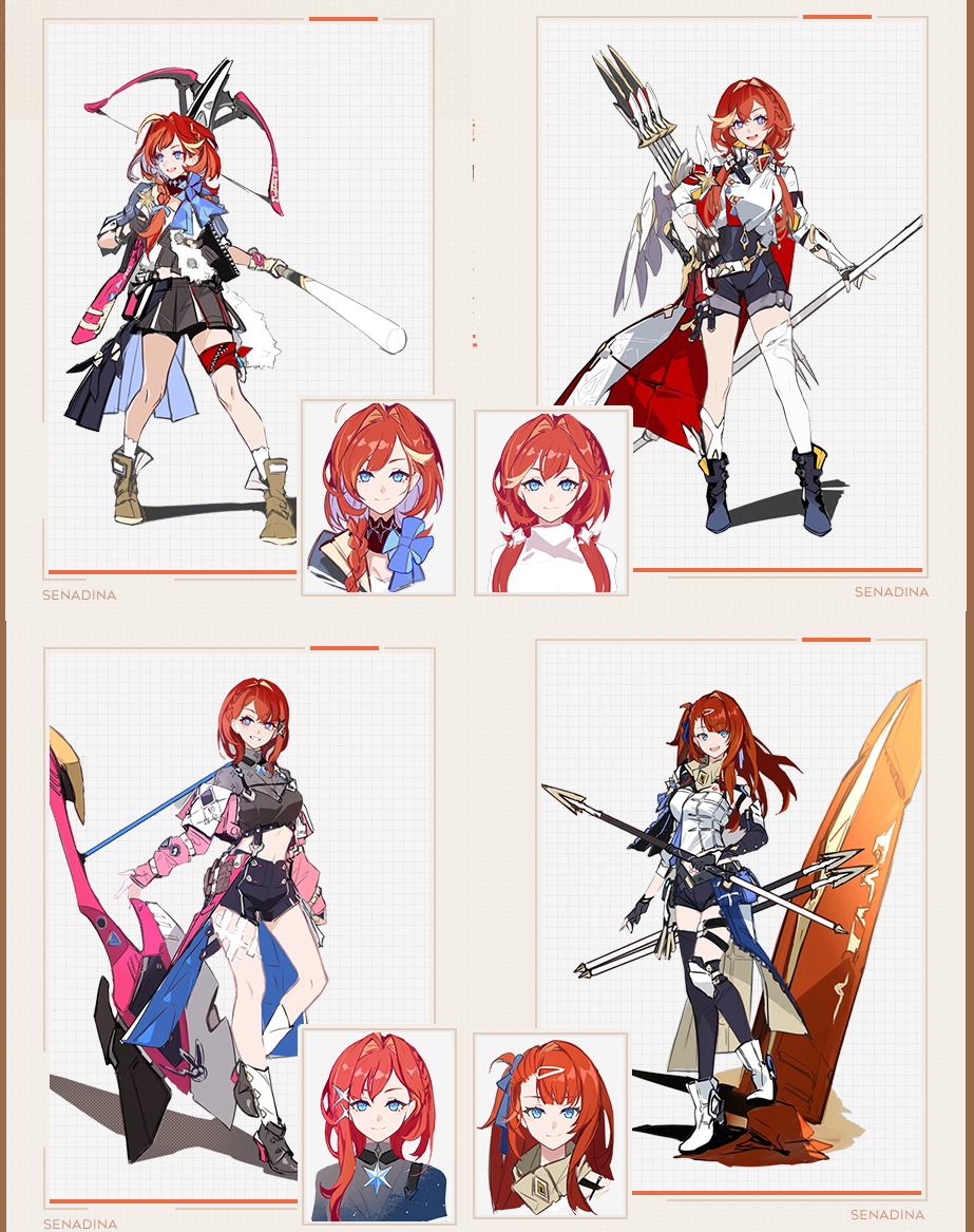 Bro these Senadina Concept Designs are so good Honkai Impact 3rd | HoYoLAB