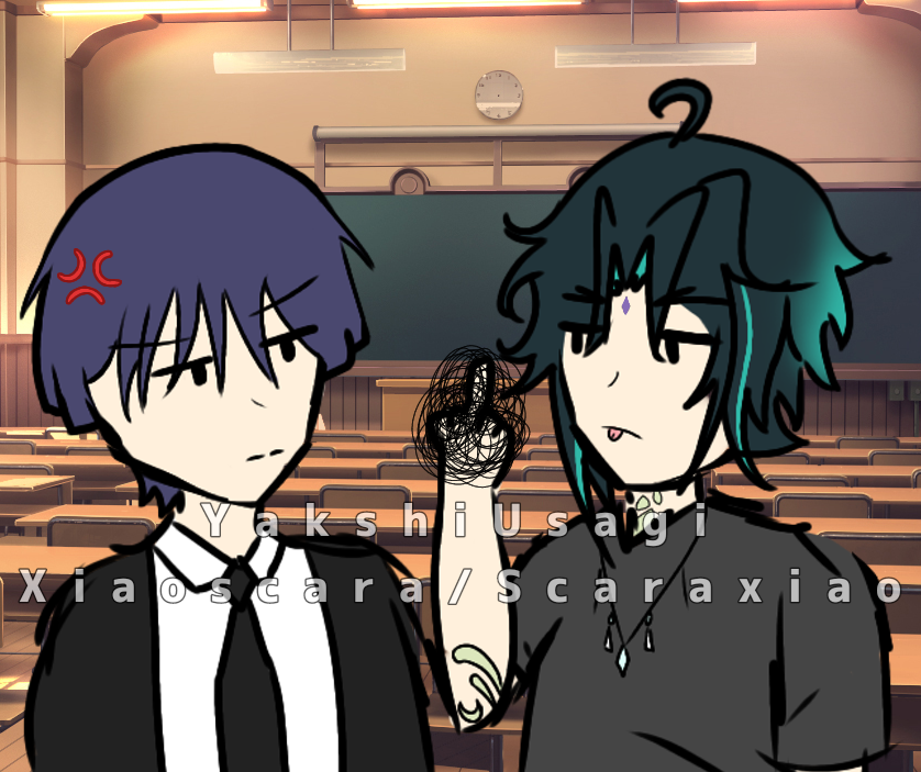 Xiaoscara/Scaraxiao Fanart Genshin Impact | HoYoLAB