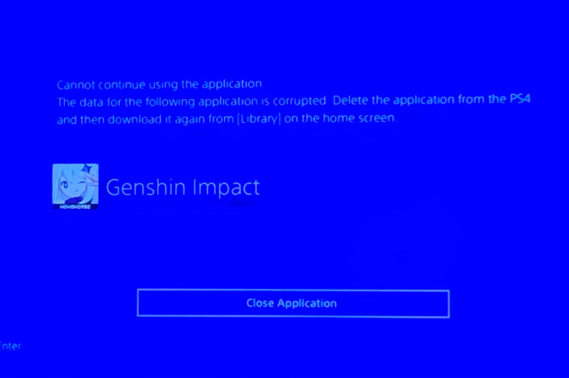 Is anyone experiencing this on PS4? Genshin Impact | HoYoLAB
