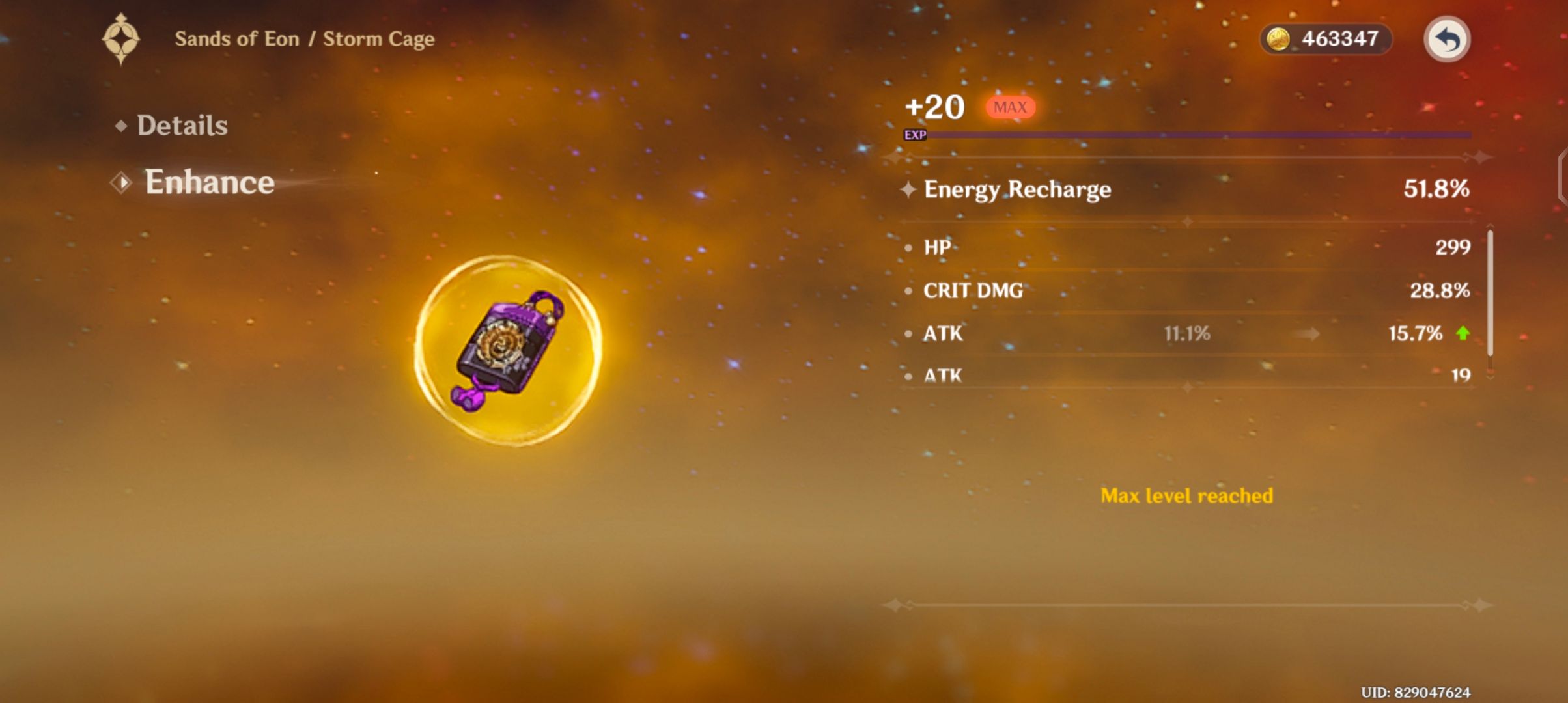 Energy Recharge 51.8% CRIT DMG 28.8% ATK 15.7 Genshin Impact | HoYoLAB