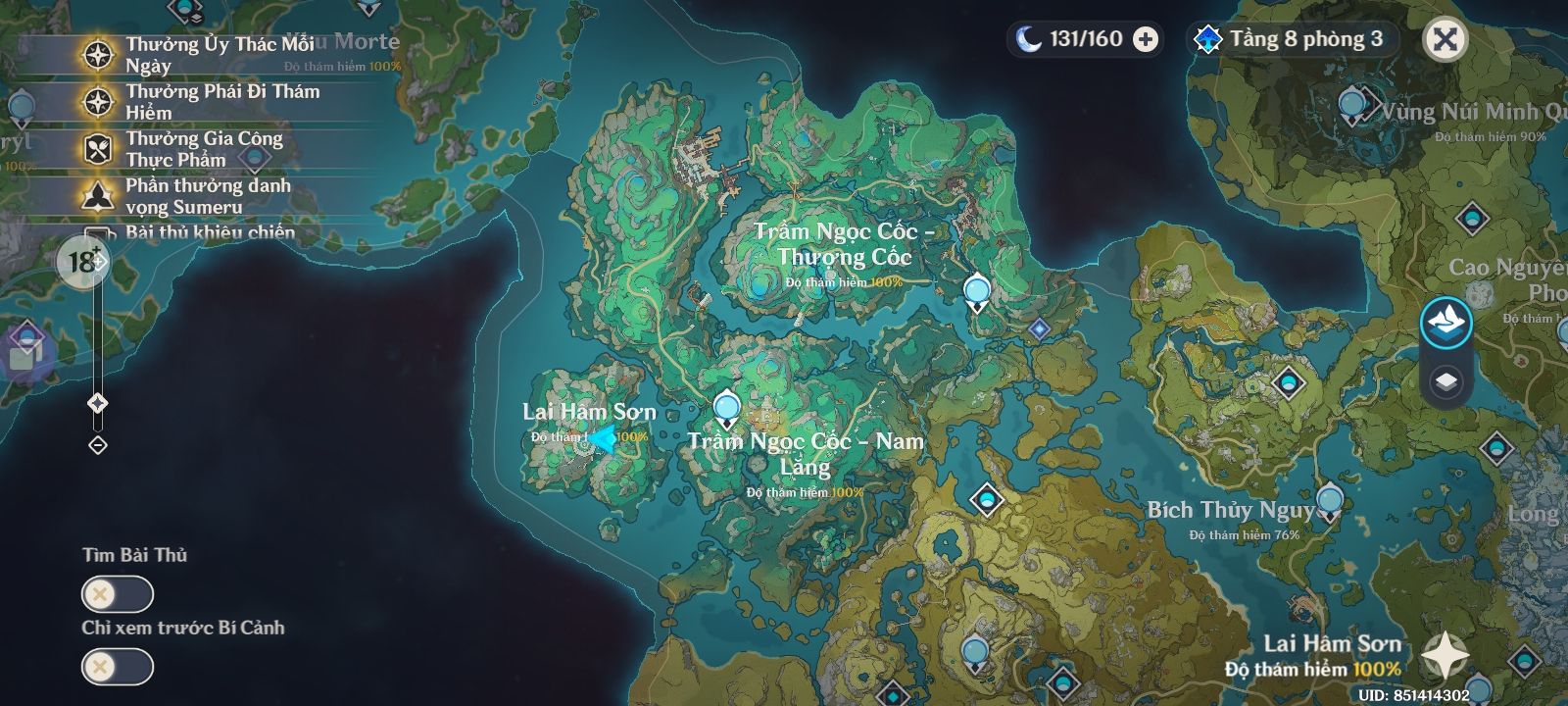 Đã rush xong map Genshin Impact | HoYoLAB