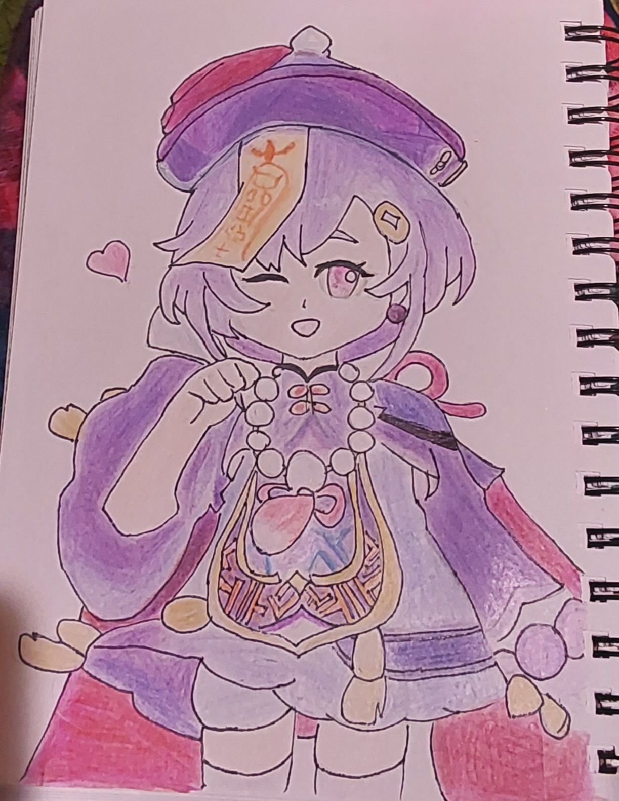 My Qiqi drawing is finally done! ️ ️ ️💖 Genshin Impact | HoYoLAB