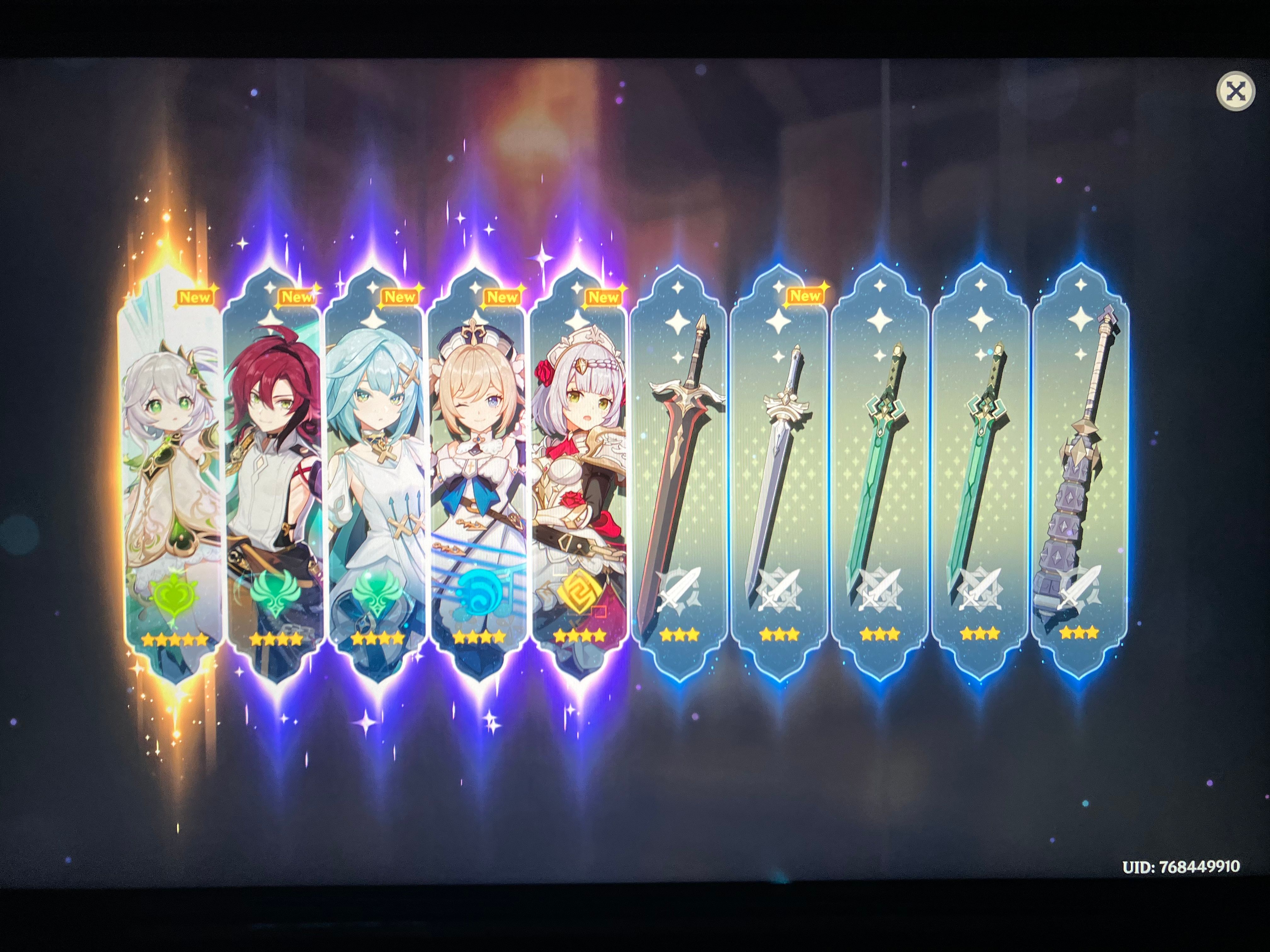 First 10-pull on new acc😀 Genshin Impact | HoYoLAB