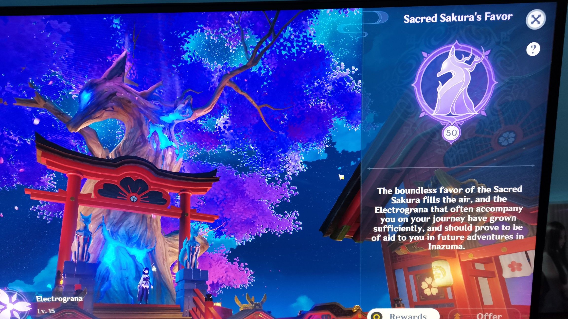 Sacred Sakura done!! Genshin Impact | HoYoLAB