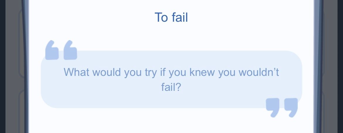 What would you try if you knew you wouldn’t fail? | HoYoLAB