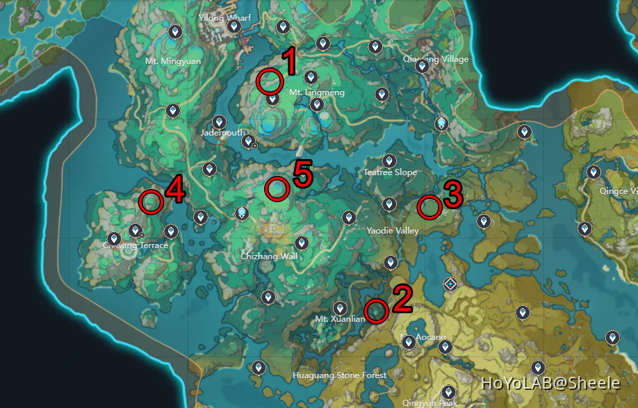 [Genshin Impact V4.4] 5 Ancient Swords Location in Chenyu Vale Genshin Impact | HoYoLAB