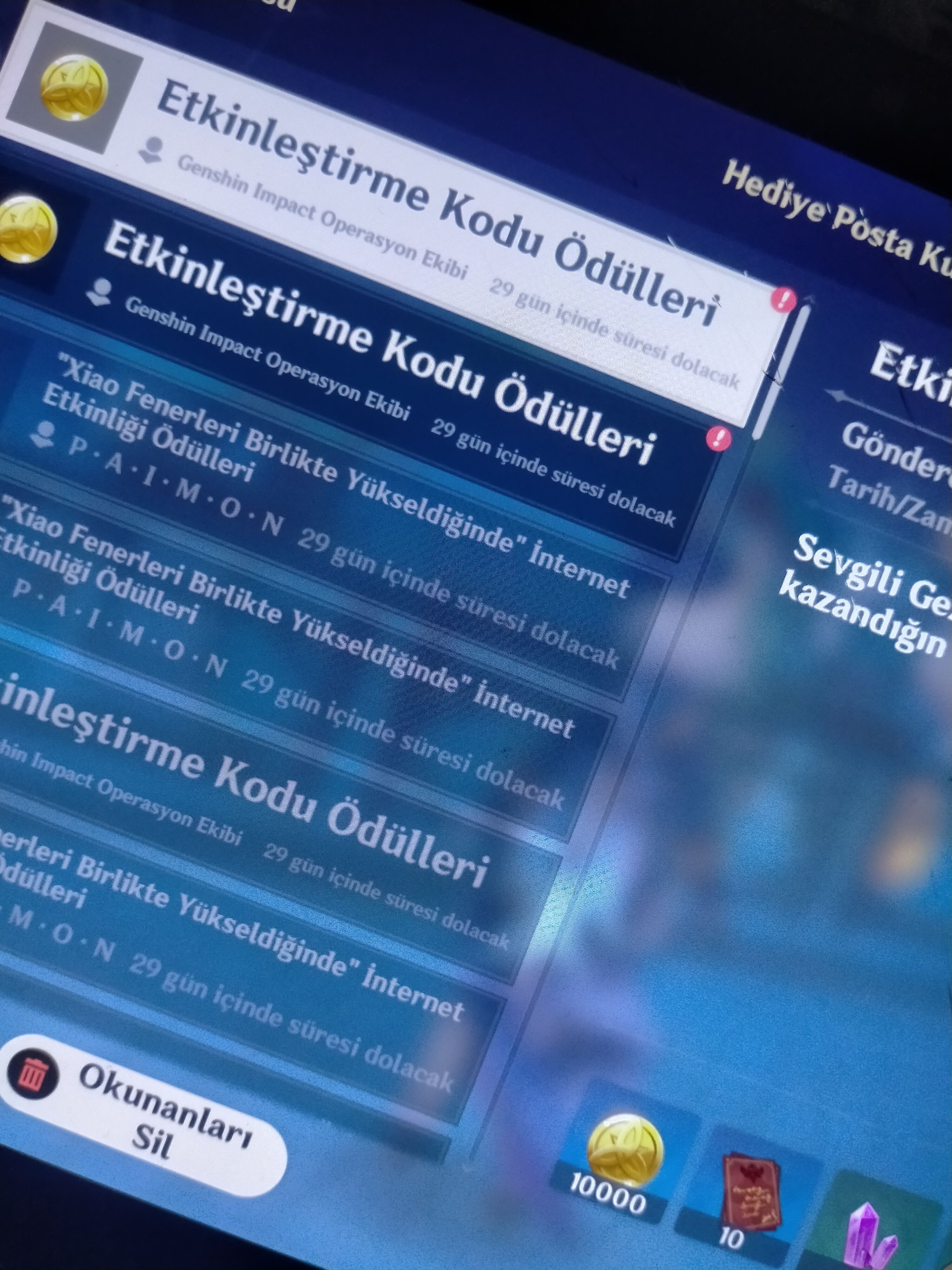 Yeni etkinlestirme kodlari Genshin Impact | HoYoLAB