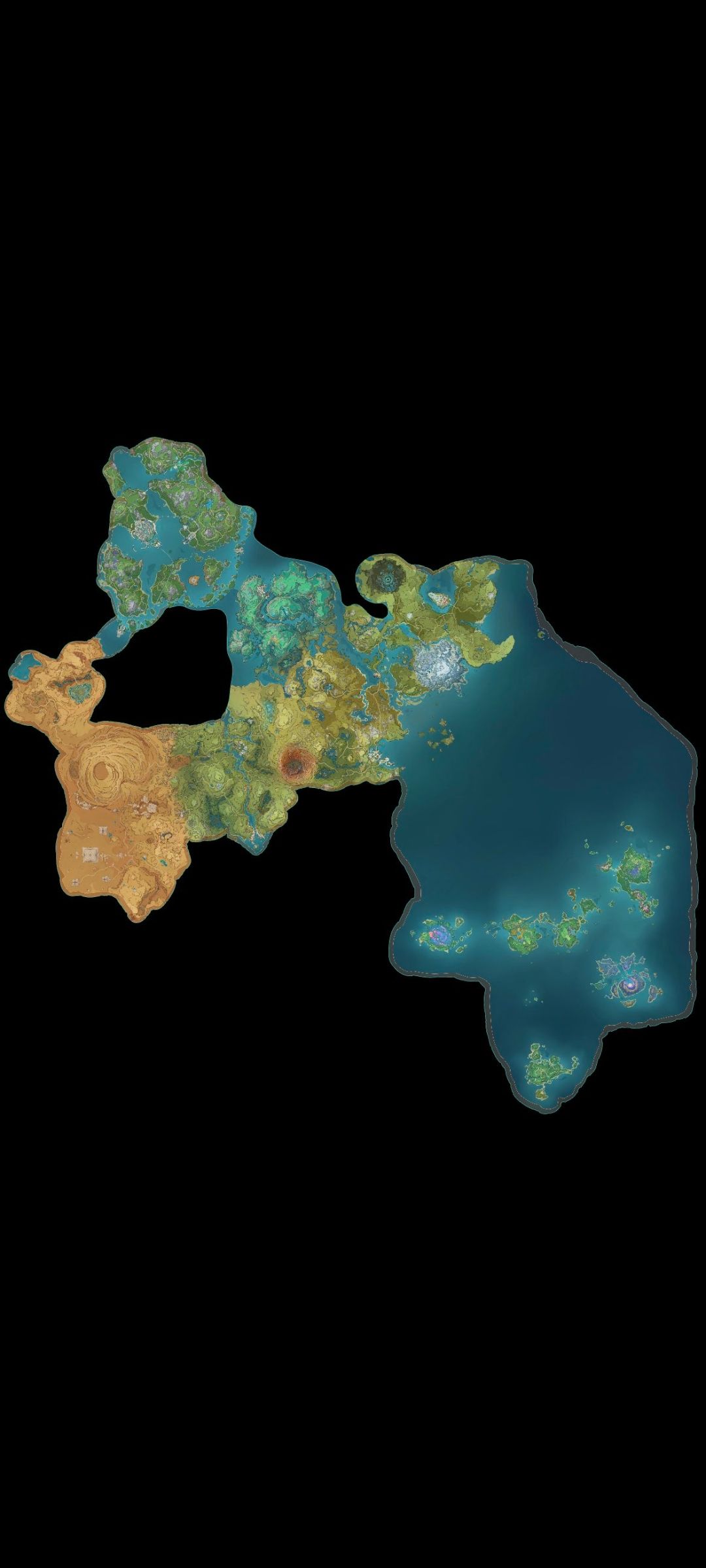 current map of teyvat Genshin Impact | HoYoLAB