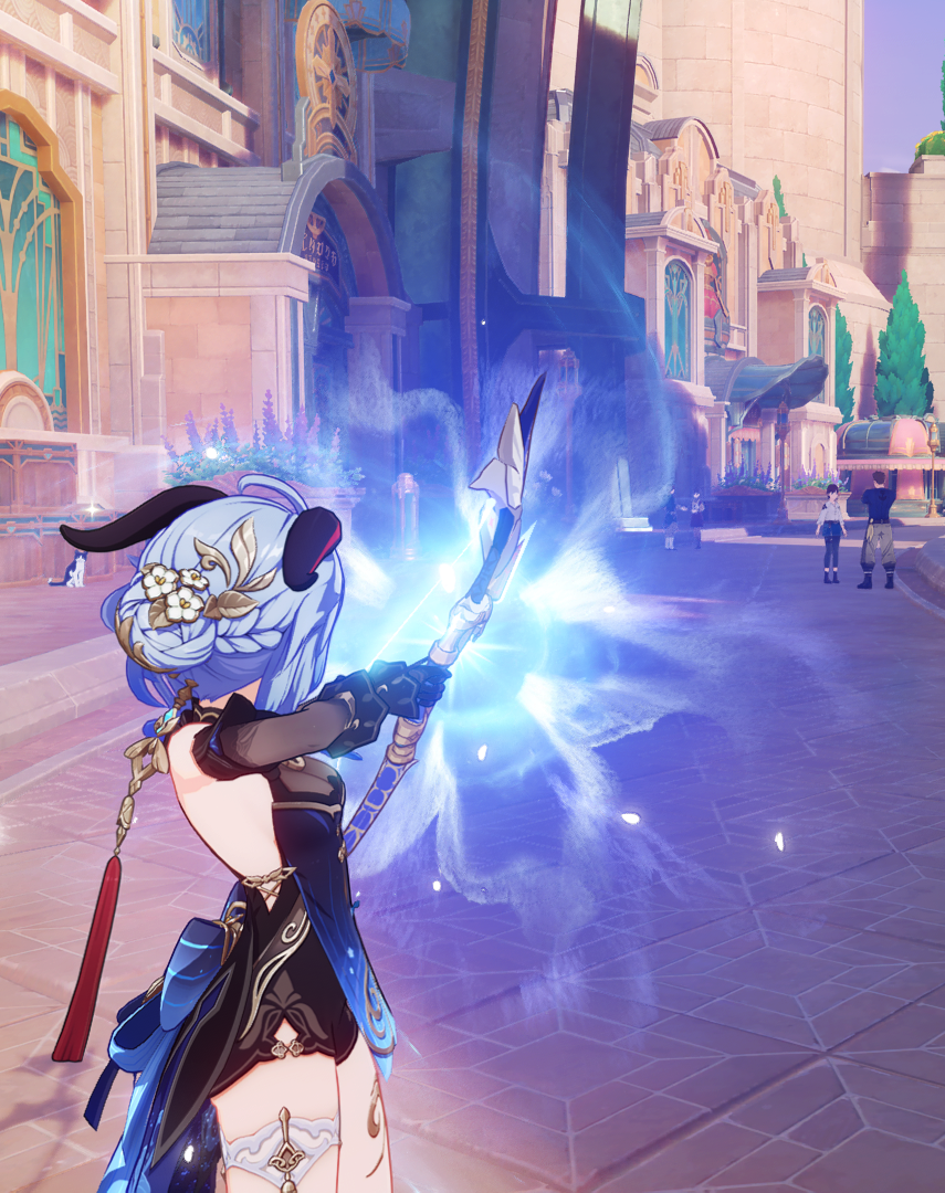 I kinda regretted buying the Ganyu skin, I keep missing my shots as ...