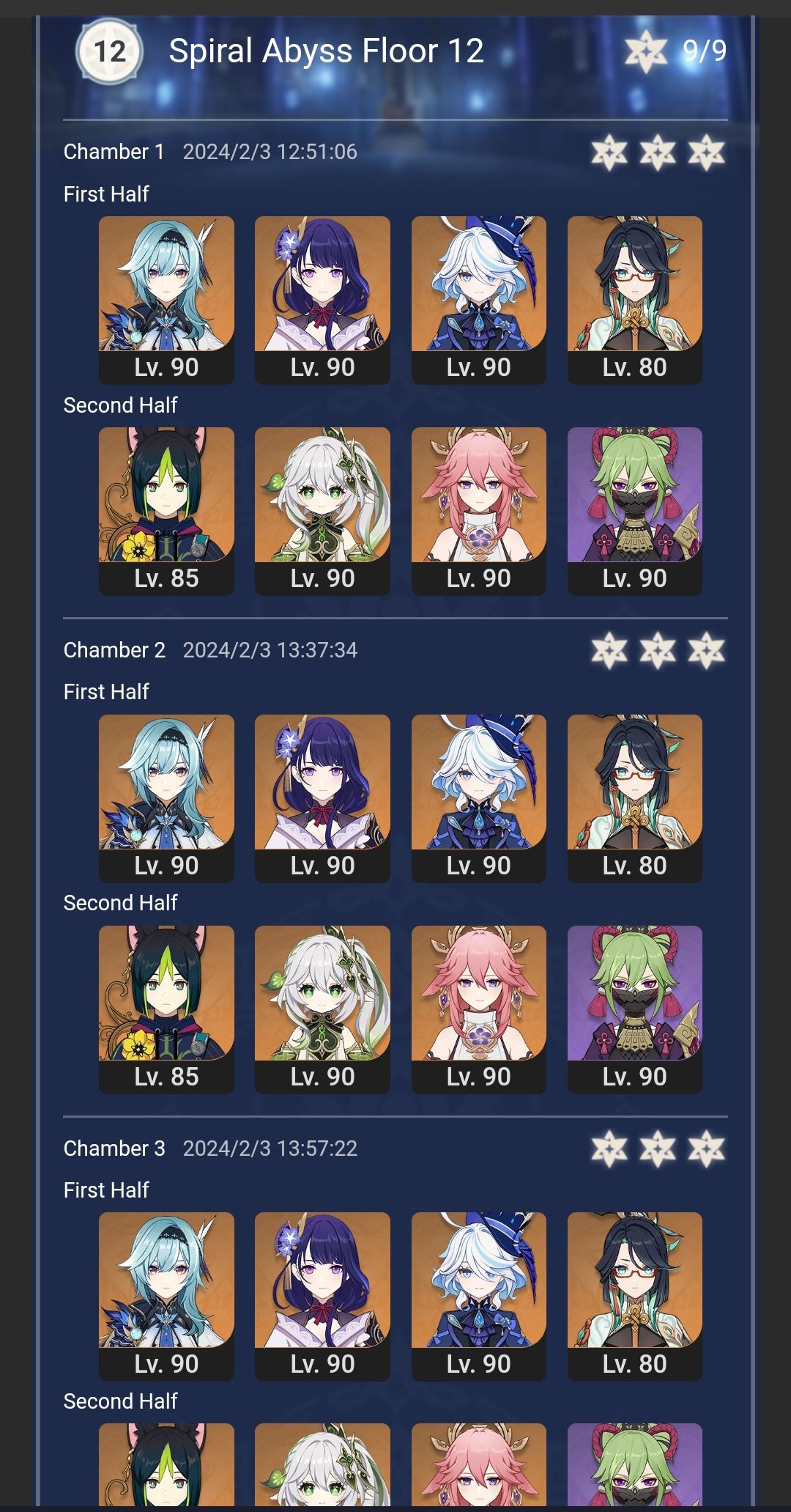 Finally a decent eula team that can easily clear abyss 😭 Genshin Impact ...