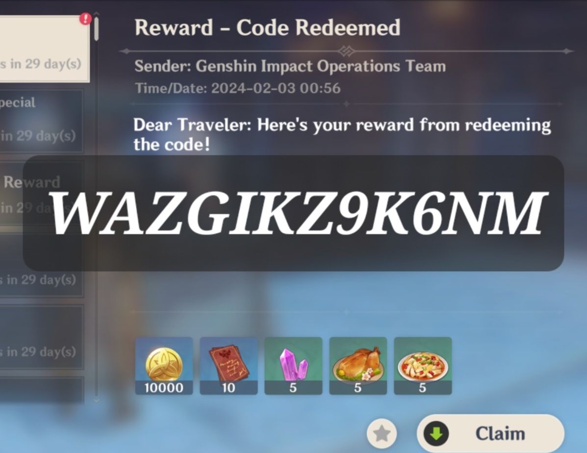 New Redemption Code for Version 4.4 (🪙Mora🪙 and 📕Experience Books📕 ...