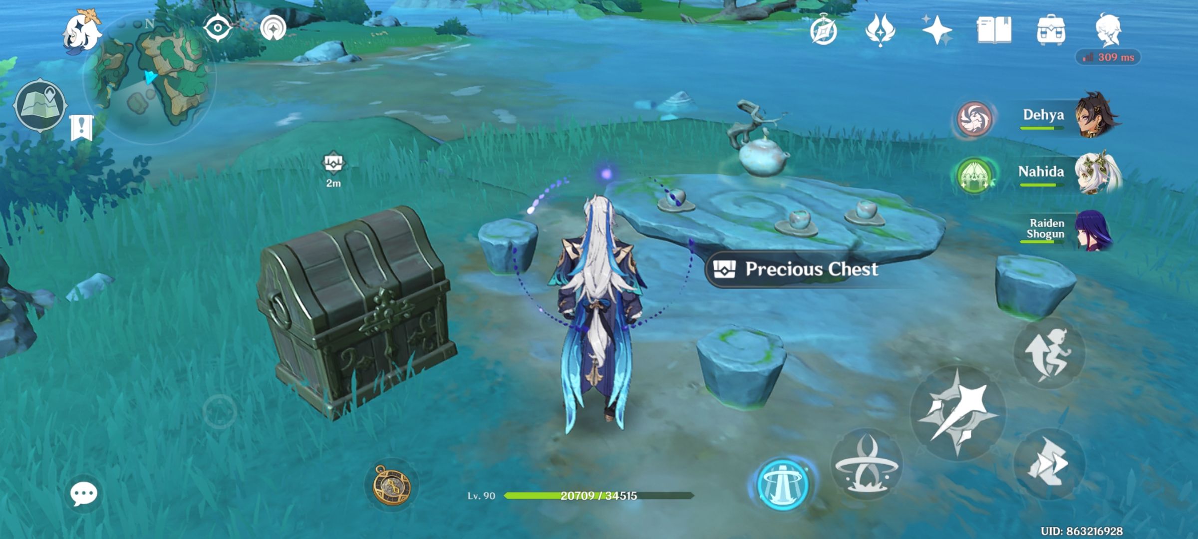 Another hidden precious chest (steps to get are below) Genshin Impact ...