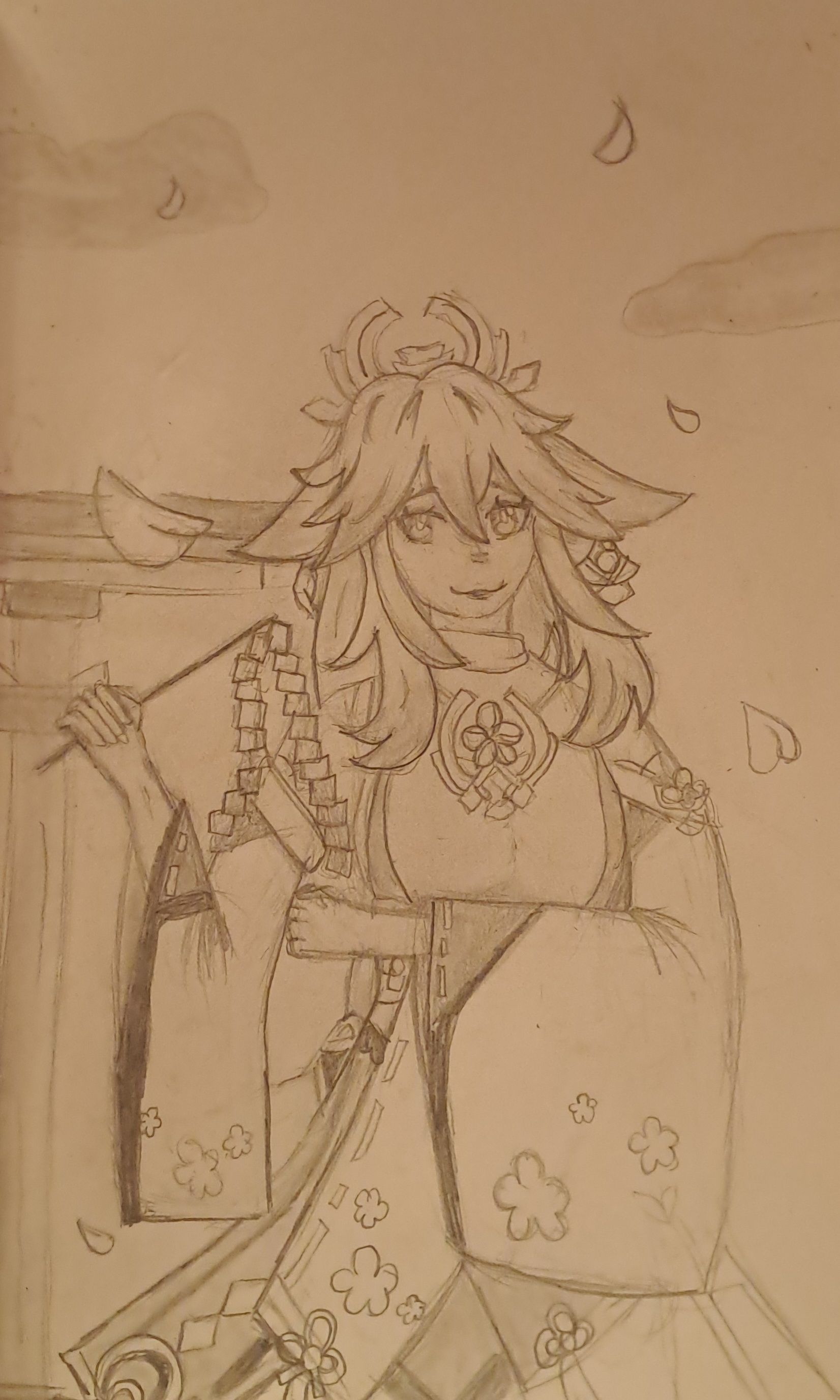 Miko art :3 Genshin Impact | HoYoLAB