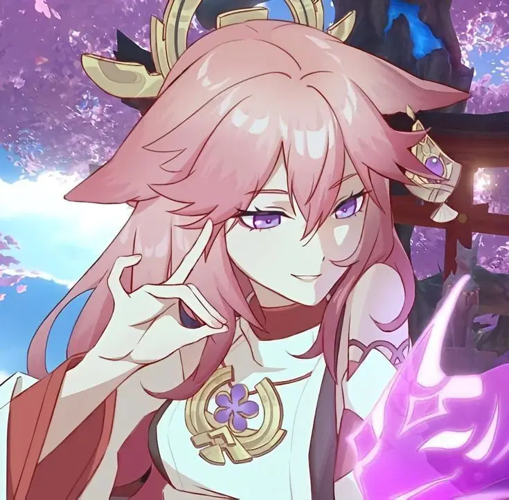Yae miko pfp's you can steal >:) [25 pfp's] Genshin Impact | HoYoLAB