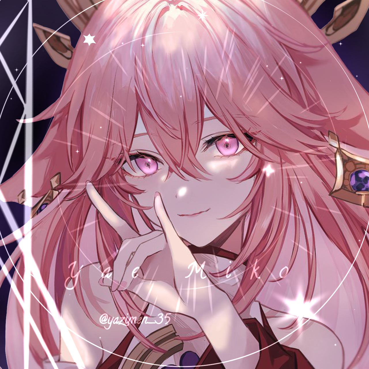Yae miko pfp's you can steal >:) [25 pfp's] Genshin Impact | HoYoLAB
