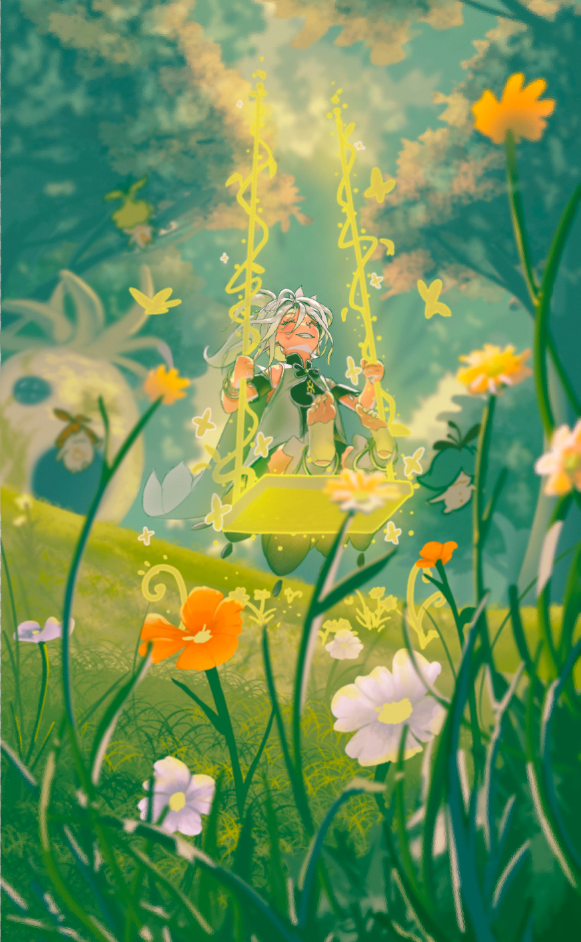 - Swing - Nahida FanArt 💚 Genshin Impact | HoYoLAB