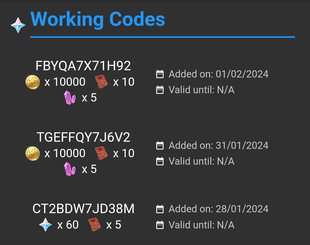 New Redeem Codes💥🥳 Genshin Impact | HoYoLAB
