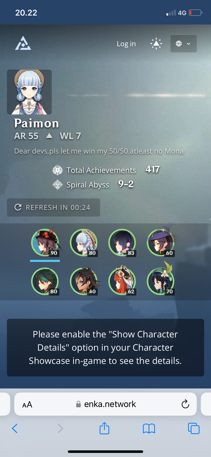 My main account Genshin Impact | HoYoLAB