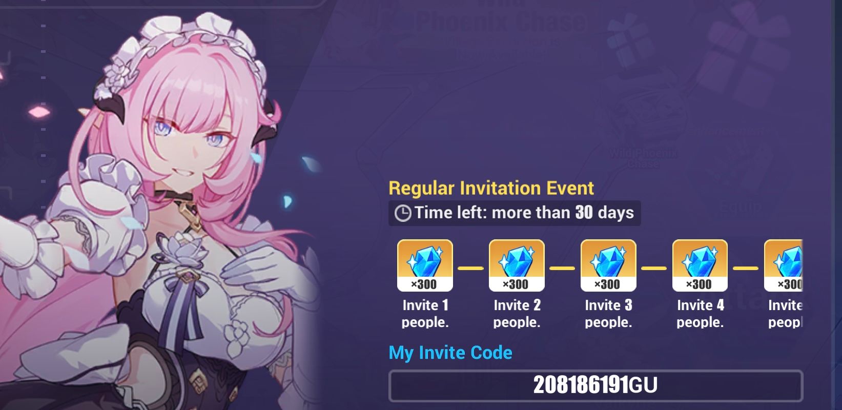 Yall pls use my code I need Elysias skin ( EU server ) Honkai Impact ...