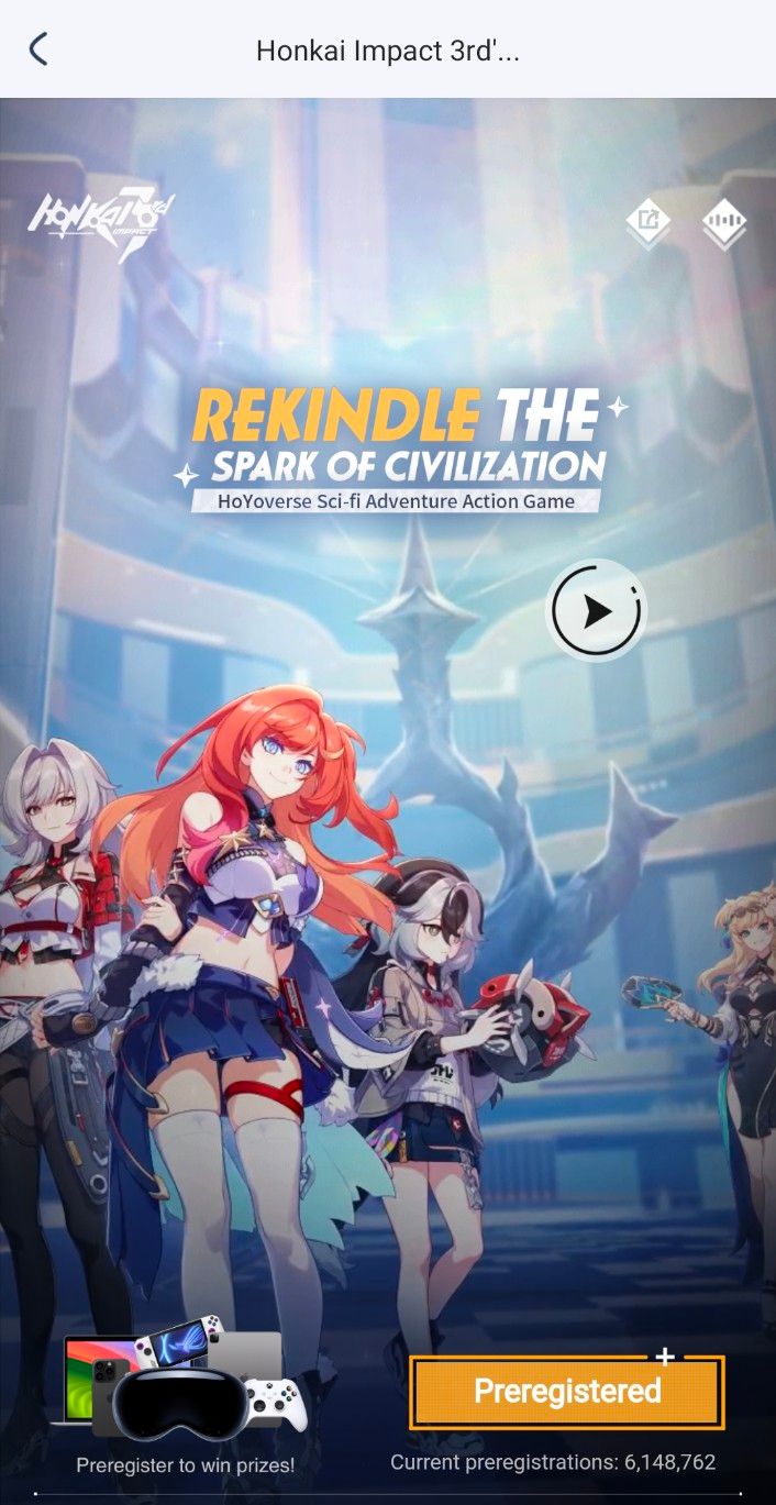 HI3 Part 2 Pre-Registration is up Honkai Impact 3rd | HoYoLAB