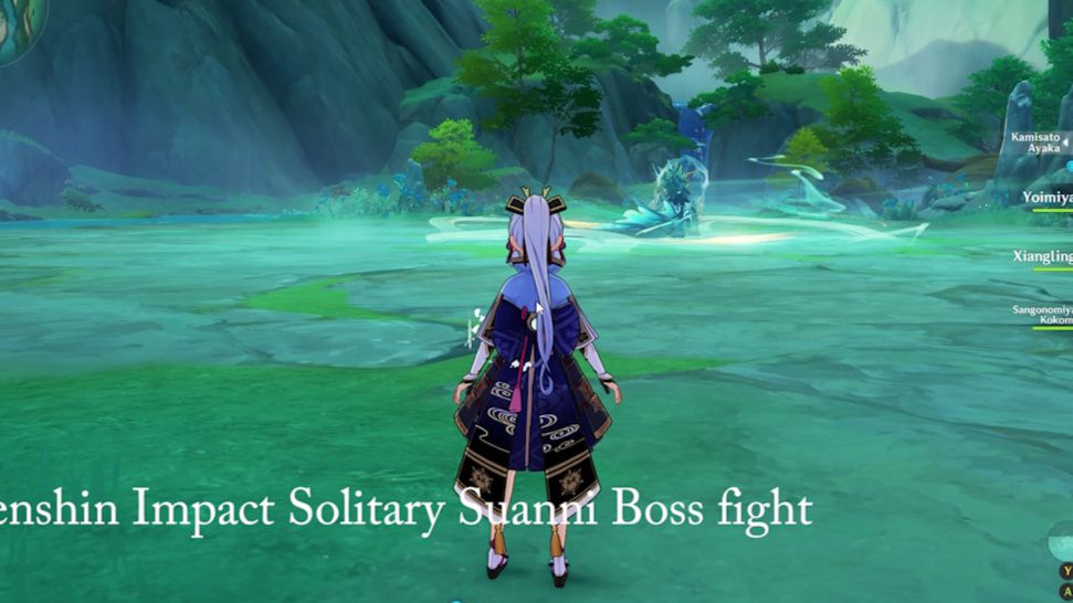 Solitary Suanni Boss fight Genshin Impact | HoYoLAB