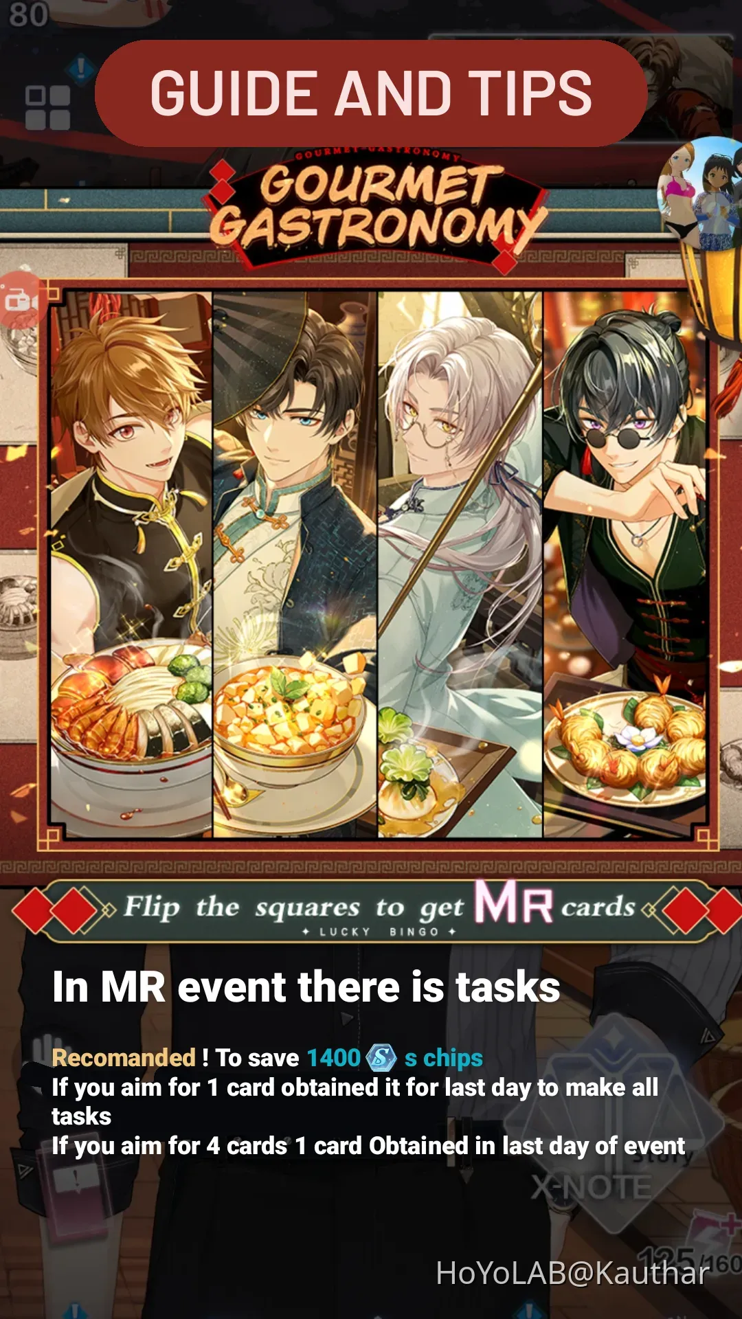 [Guide and Tip] Get MR card Gourmet Gastronomy Tears of Themis | HoYoLAB