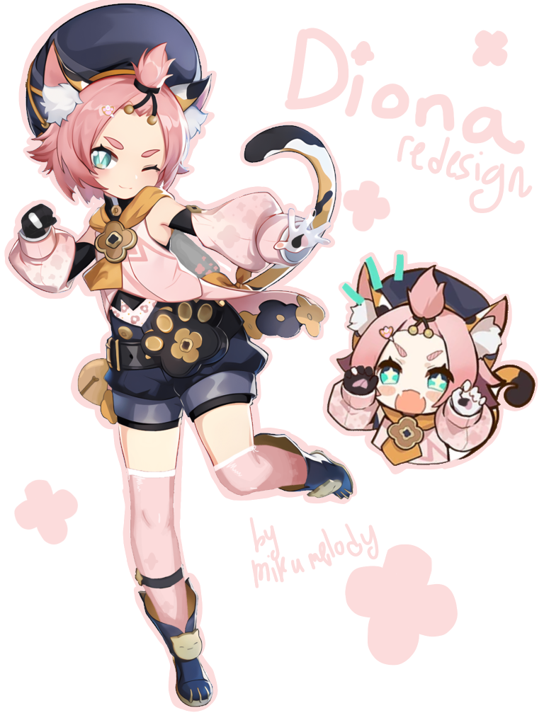 diona redesign!! 🌸 Genshin Impact | HoYoLAB