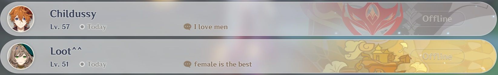 Funny / matching signatures part5 Genshin Impact | HoYoLAB