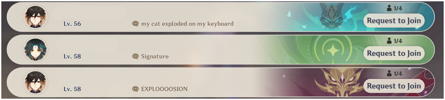 Funny / matching signatures part2 Genshin Impact | HoYoLAB