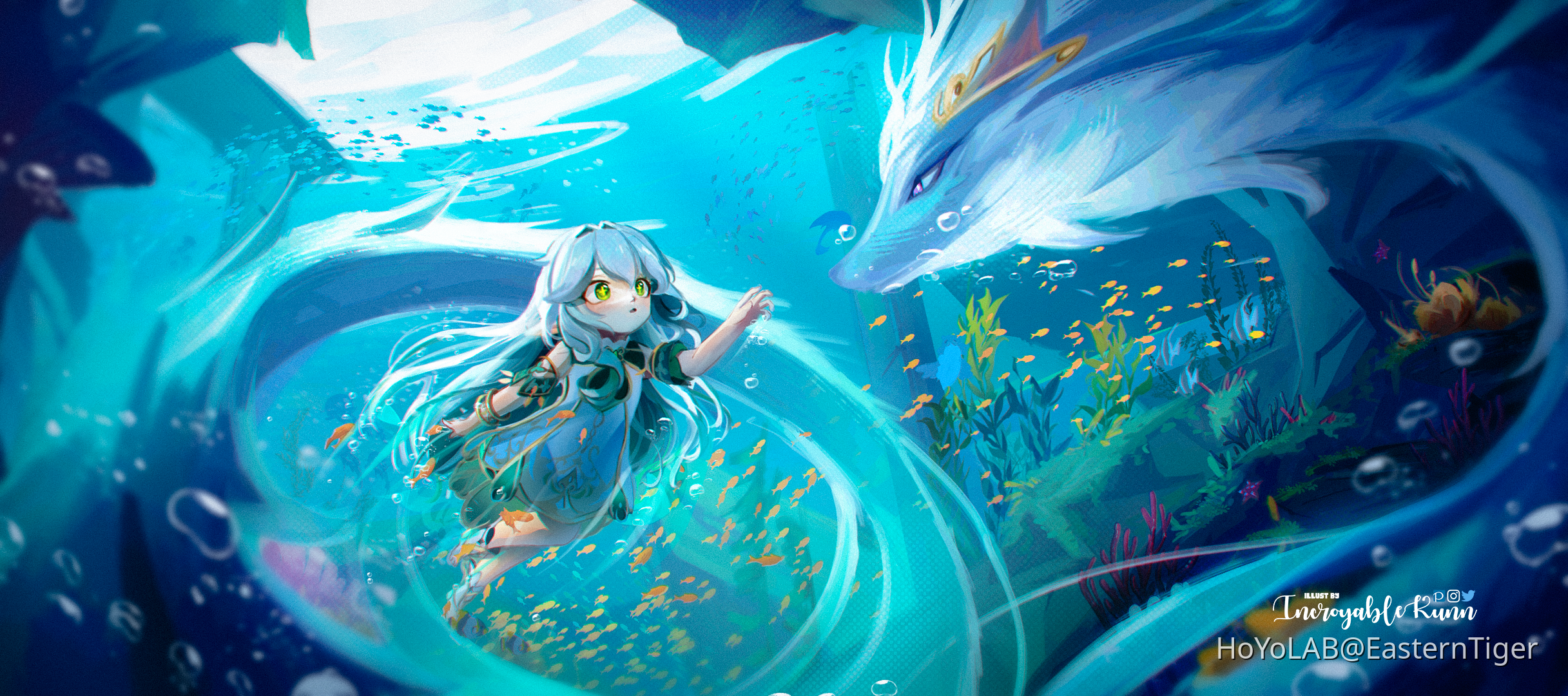 Nahida meets the Hydro Dragon Genshin Impact | HoYoLAB