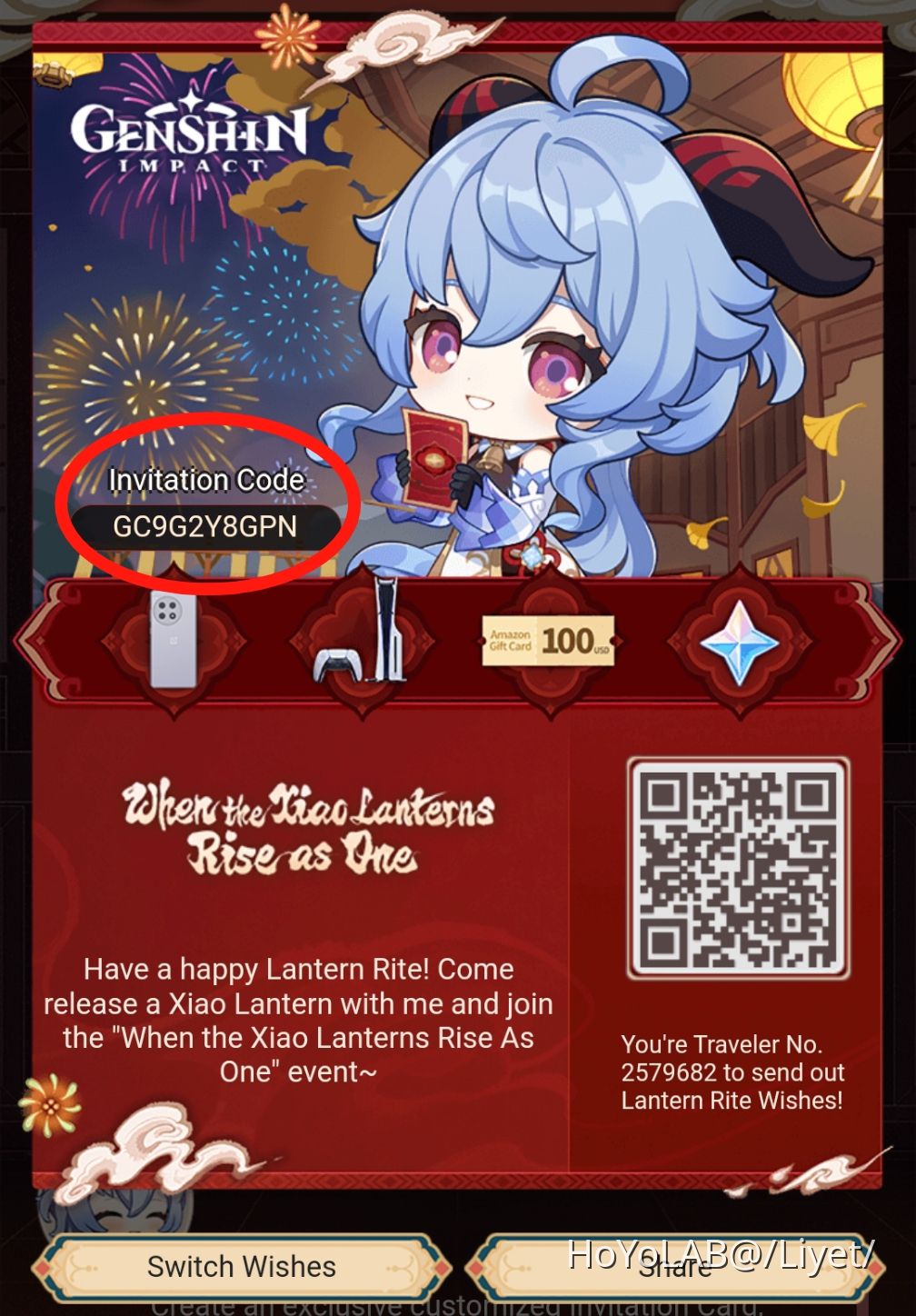 Can anybody help me with this code Genshin Impact | HoYoLAB